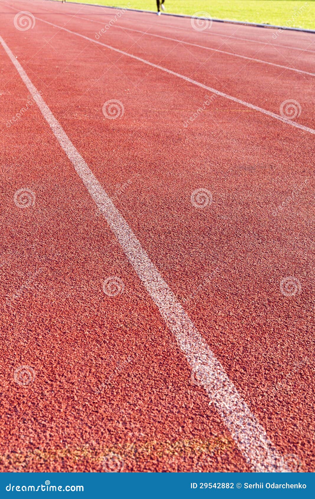 Straight Lanes of Running Track Stock Photo - Image of athlete, curve ...