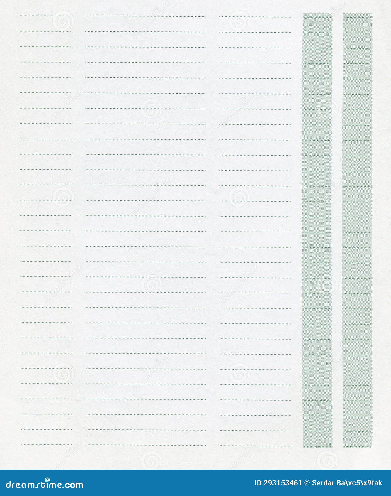 Straight Line Clean White Note Paper Stock Image - Image of page ...