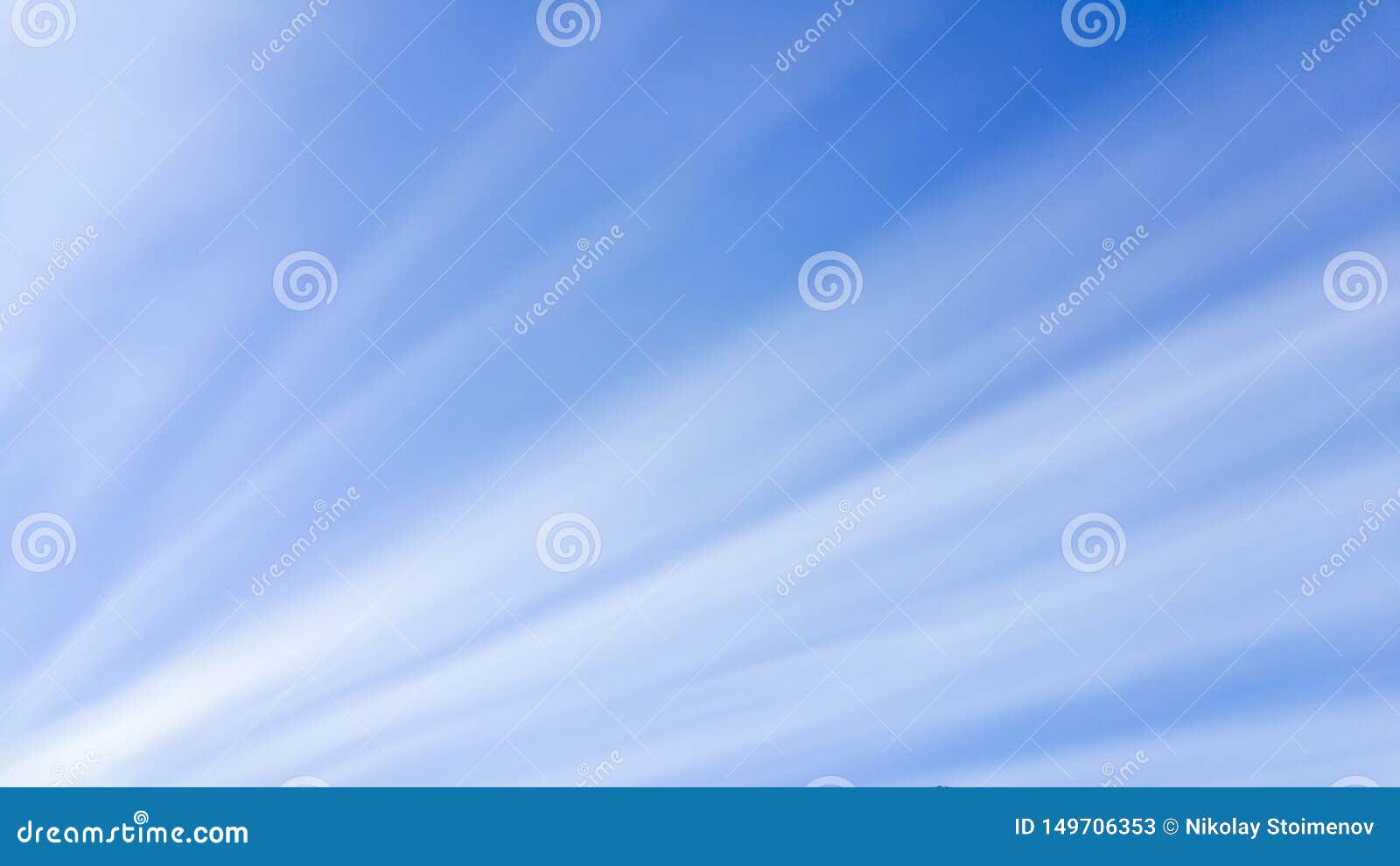 Straight Line Clouds As Sun Rays Stock Image - Image of straight, high ...