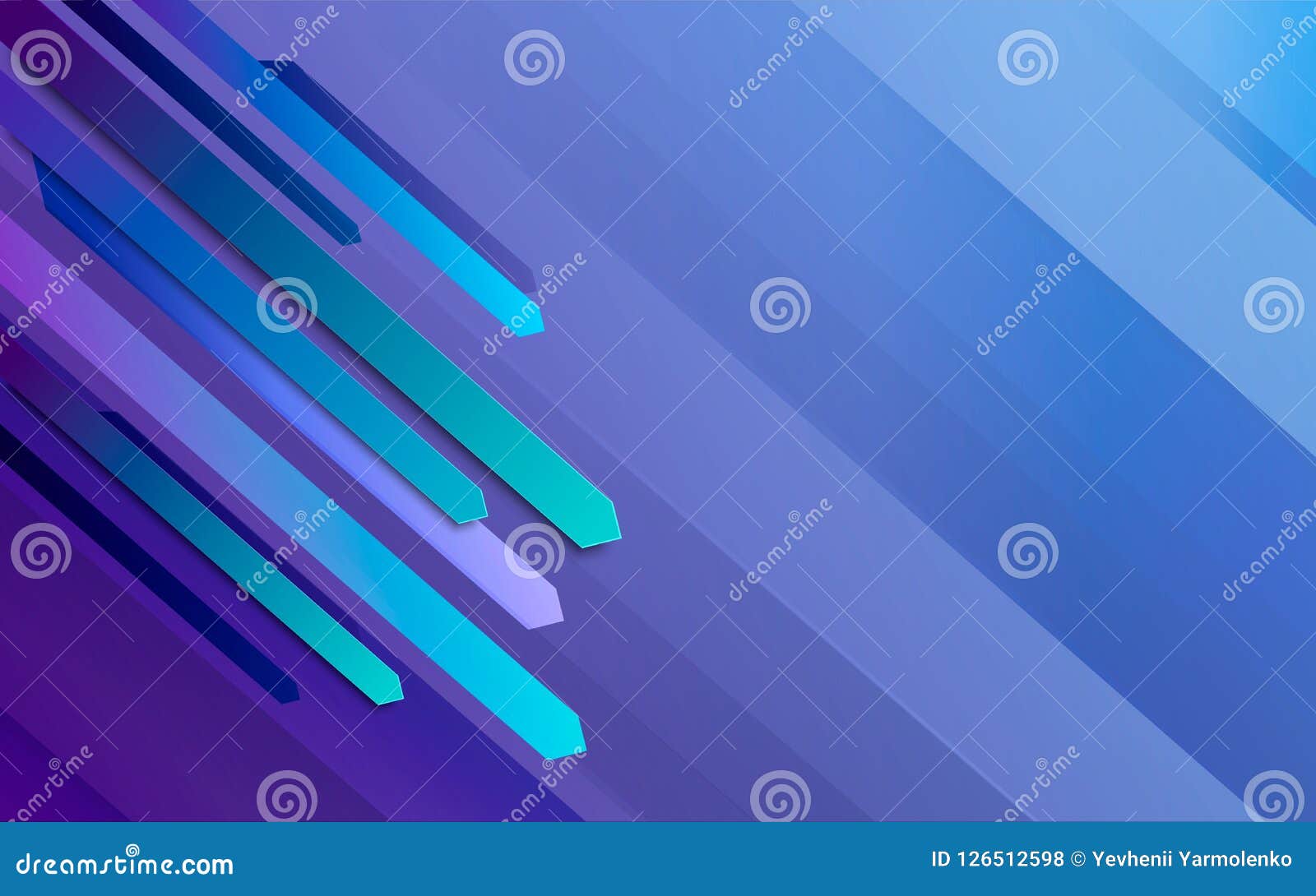 Straight Lines Abstract Vector Background. Blue Hi-tech Motion ...
