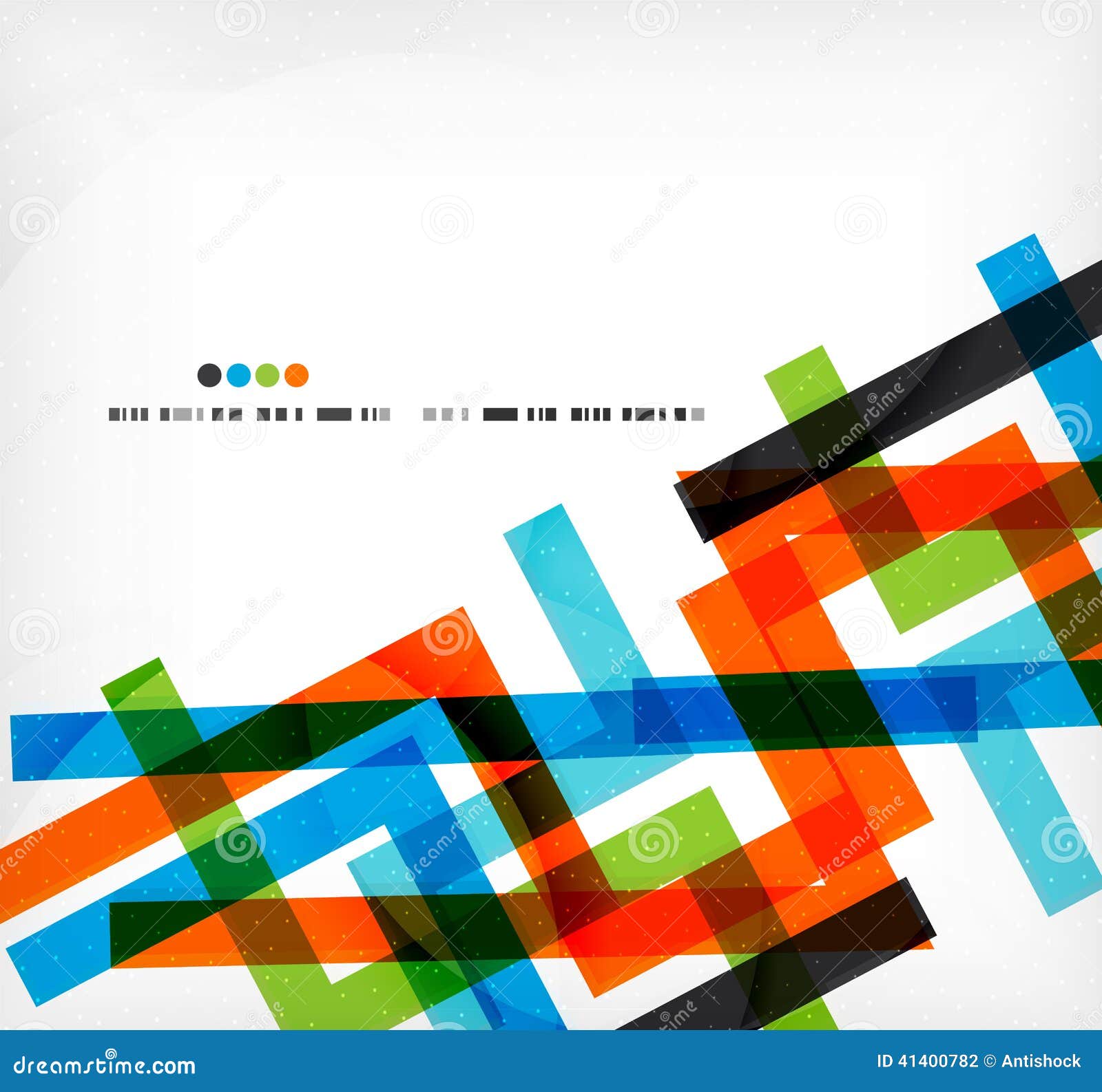 Straight Lines Business Colorful Template Stock Vector - Illustration ...