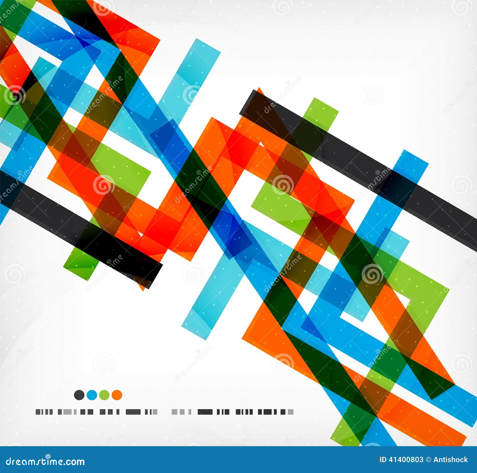 Straight Lines Business Colorful Template Stock Vector - Illustration ...