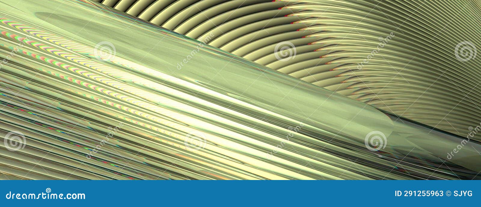 Straight Metal Line Green Elegant Modern 3D Rendering Image Background ...