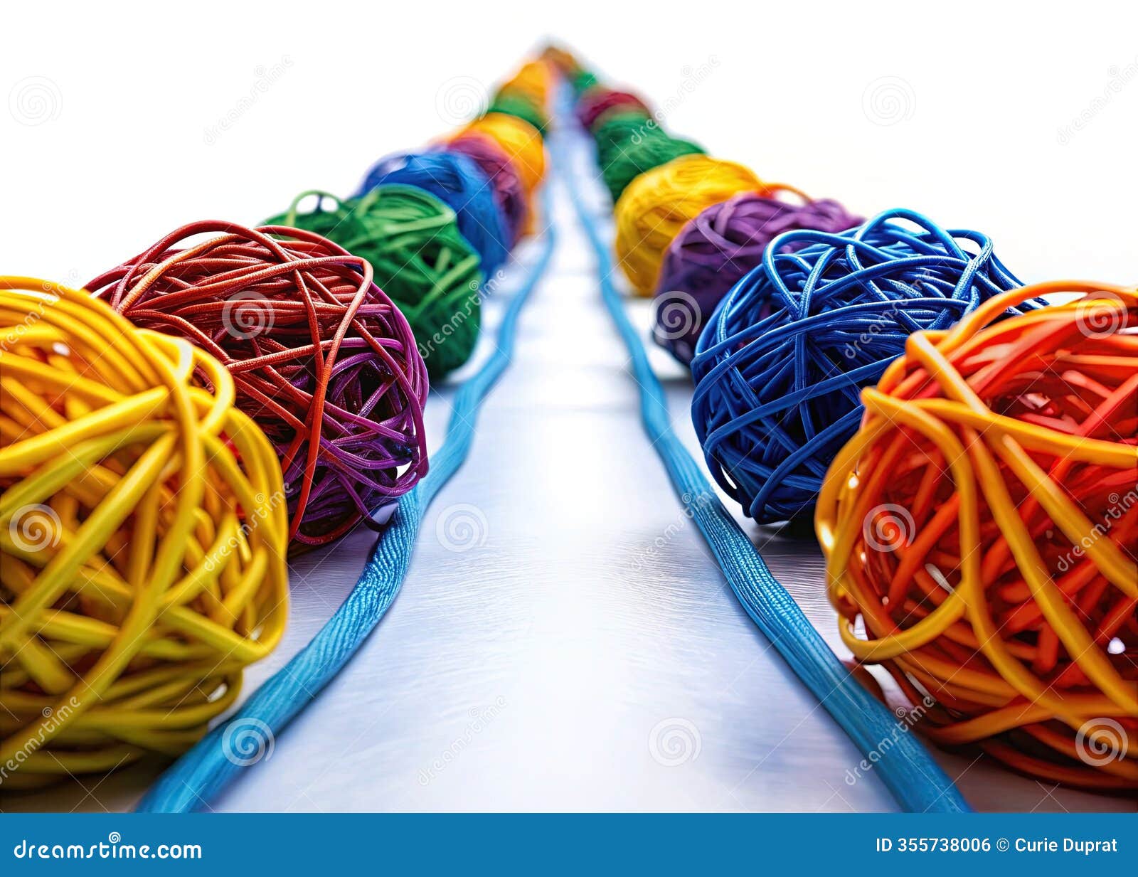 Two Twisted Paths Merging Together To Ascend A Mountain Of Achievement ...