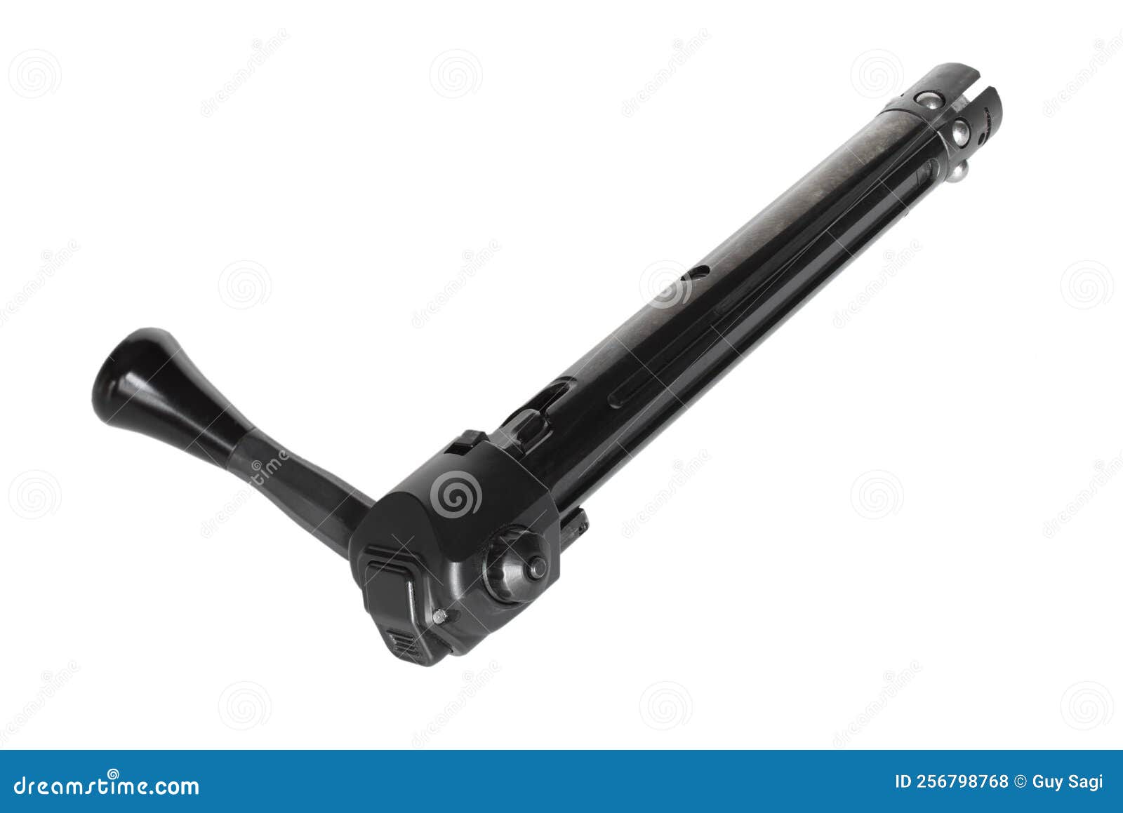 Straight pul rifle bolt stock photo. Image of black - 256798768