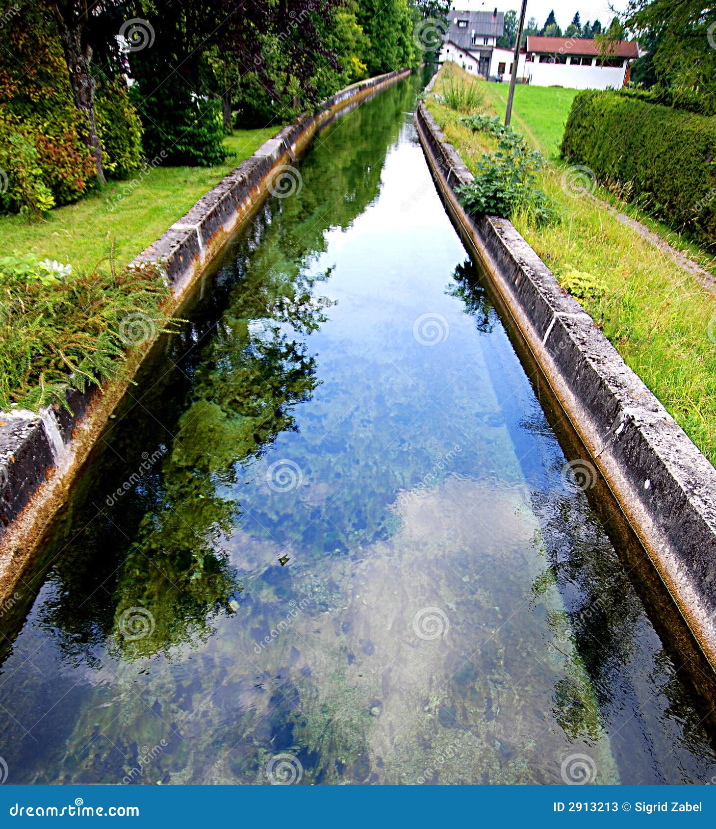 Straight river stock image. Image of liquids, flow, falls - 2913213