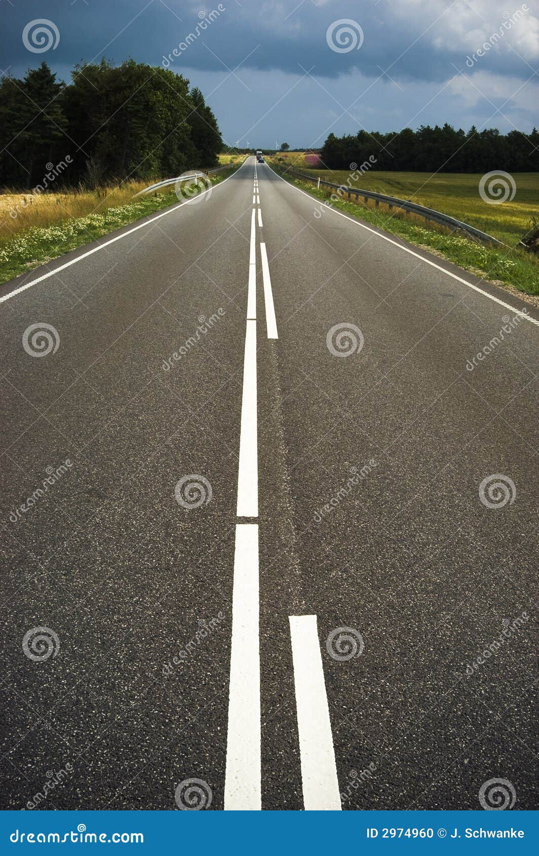 Straight road stock photo. Image of landscape, street - 2974960