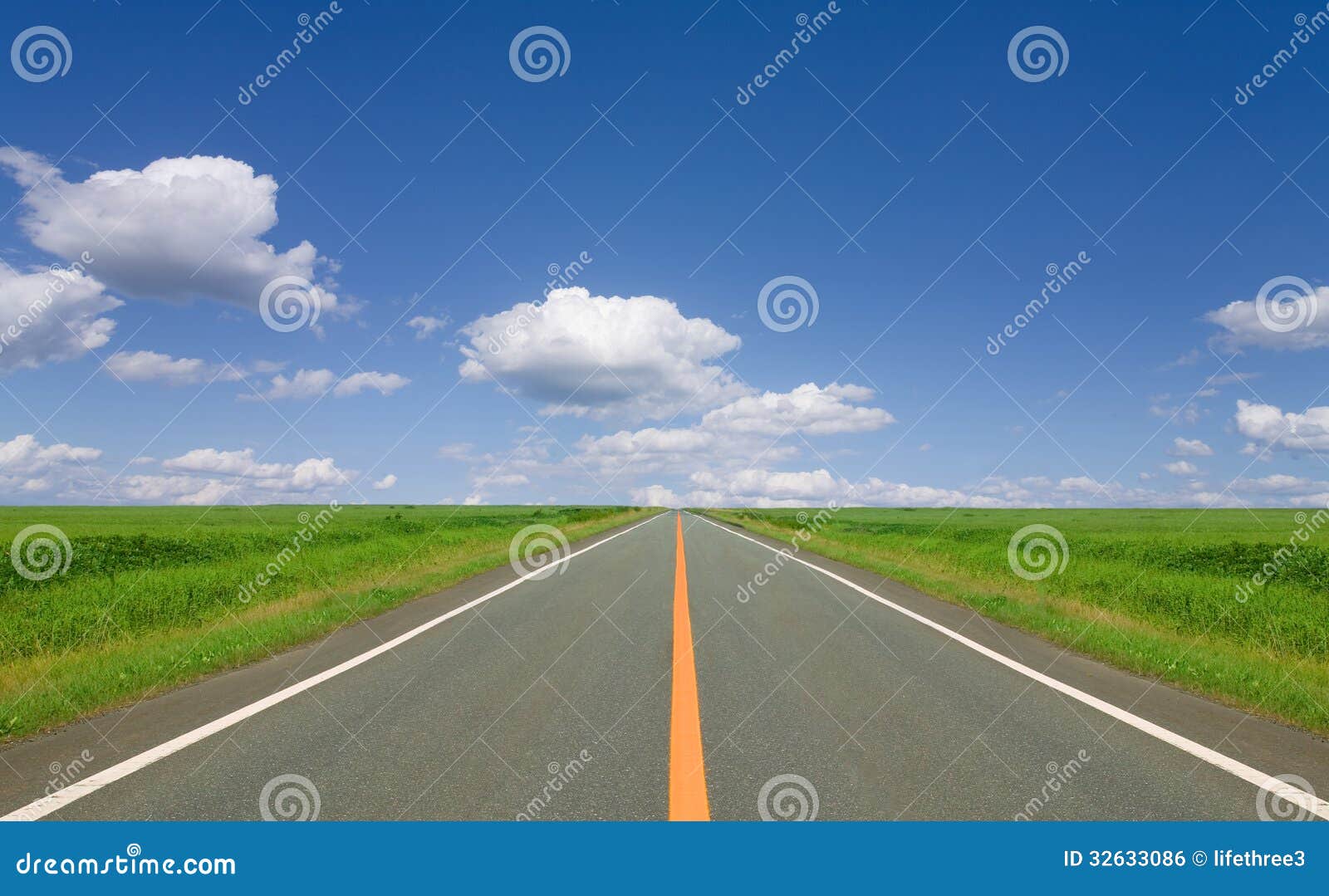 Straight road stock photo. Image of nature, country, highway - 32633086
