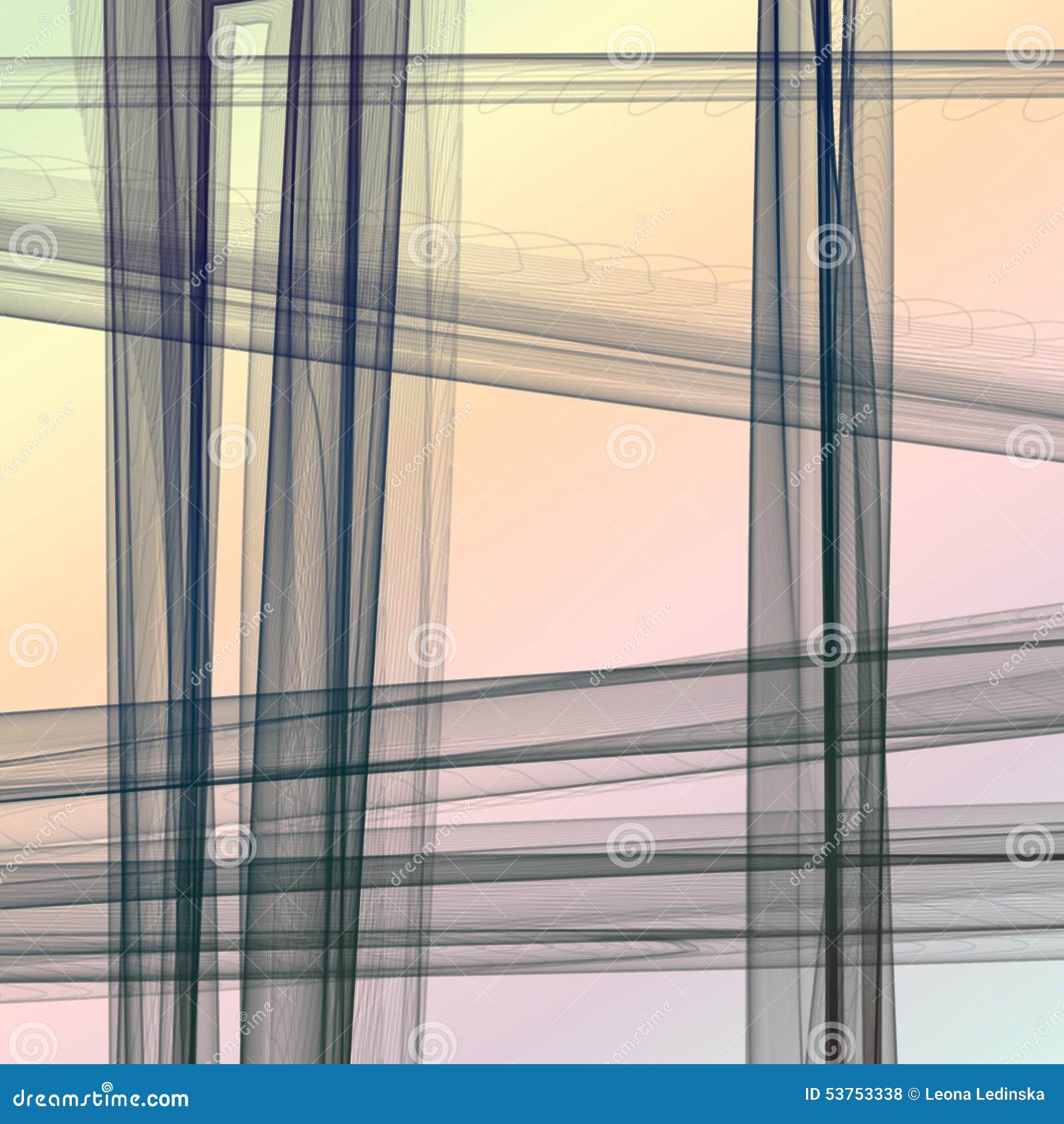 Straight Shadow Smoked Lines On Light Rainbow Background Vector ...