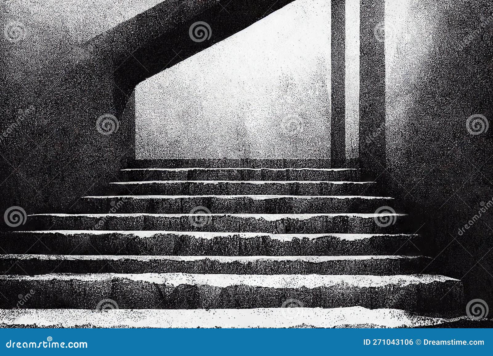 Straight Stairs with Horizontal Steps in Urban Architectural ...