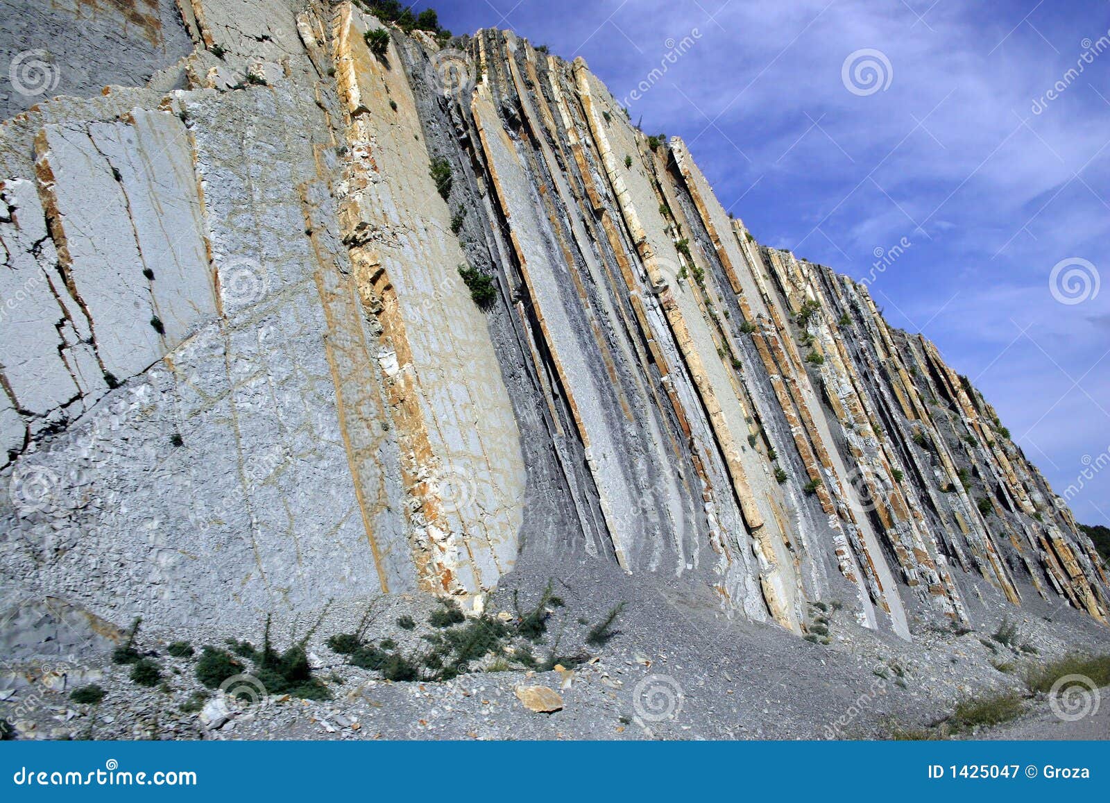 Straight Stone Rocks stock image. Image of rocks, horizon - 1425047