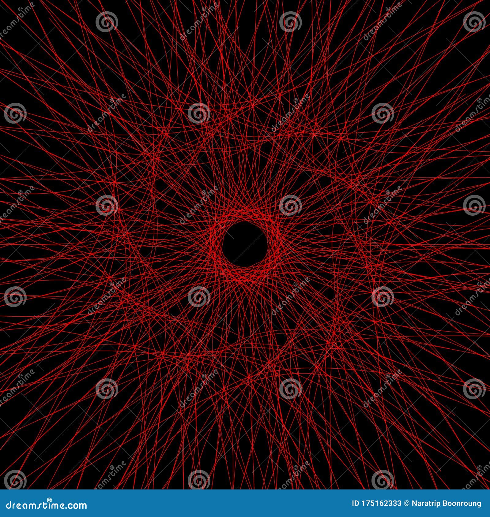Straight Stripes that are Stacked in Circles Spiral into a Spiral ...