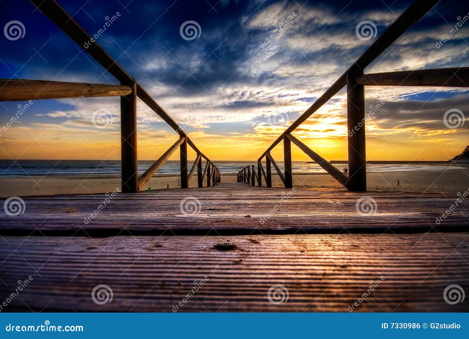 Straight To the Sunset stock photo. Image of colorful - 7330986