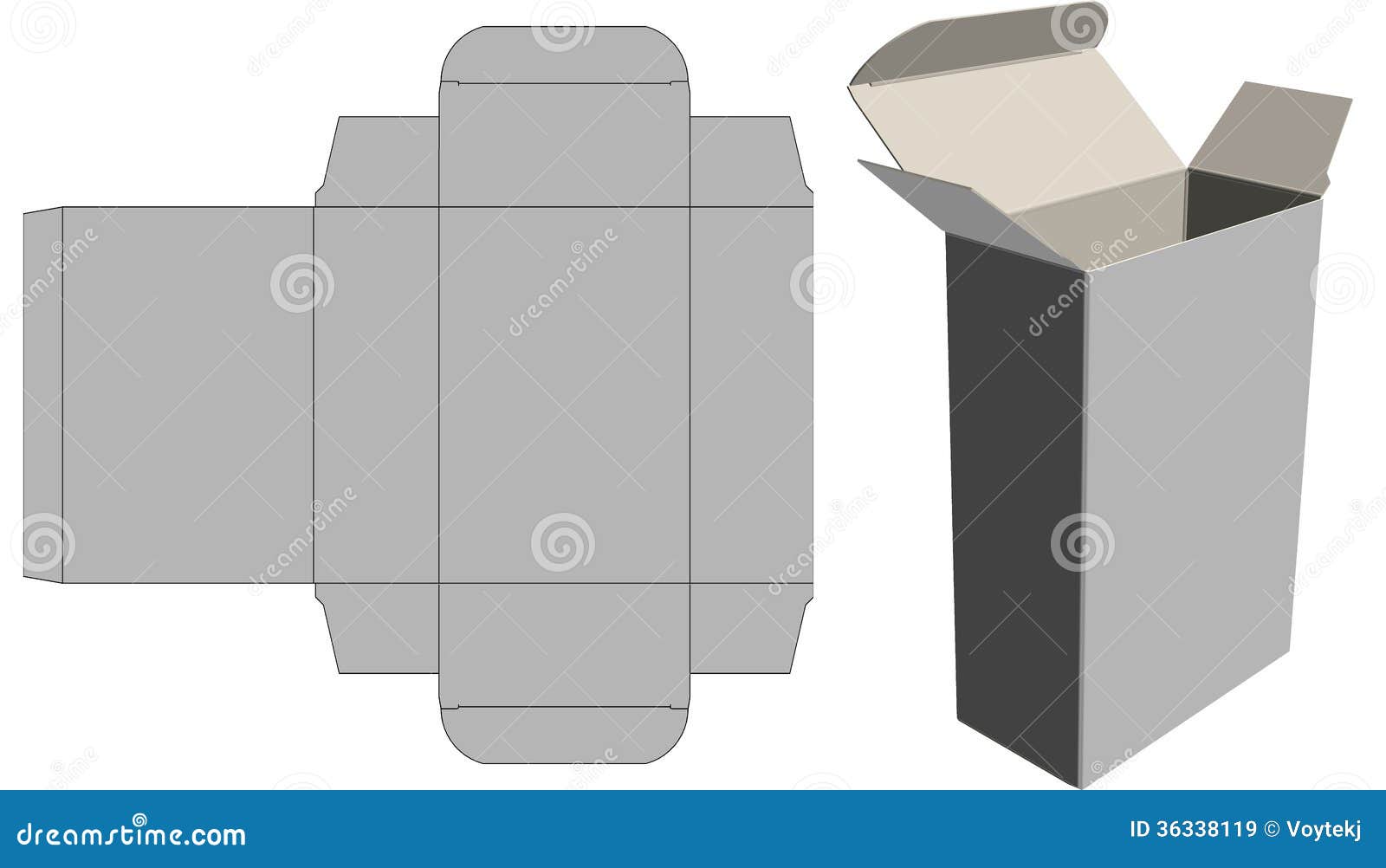 Straight Tuck Carton Royalty Free Stock Images - Image: 36338119