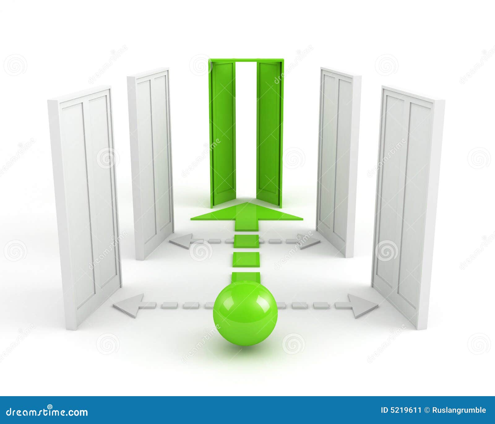 Straight way to success stock illustration. Illustration of precise ...