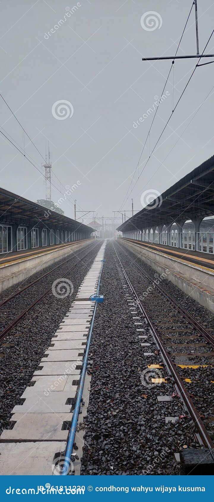Straight ways of the train stock photo. Image of iloveindonesia - 261811230