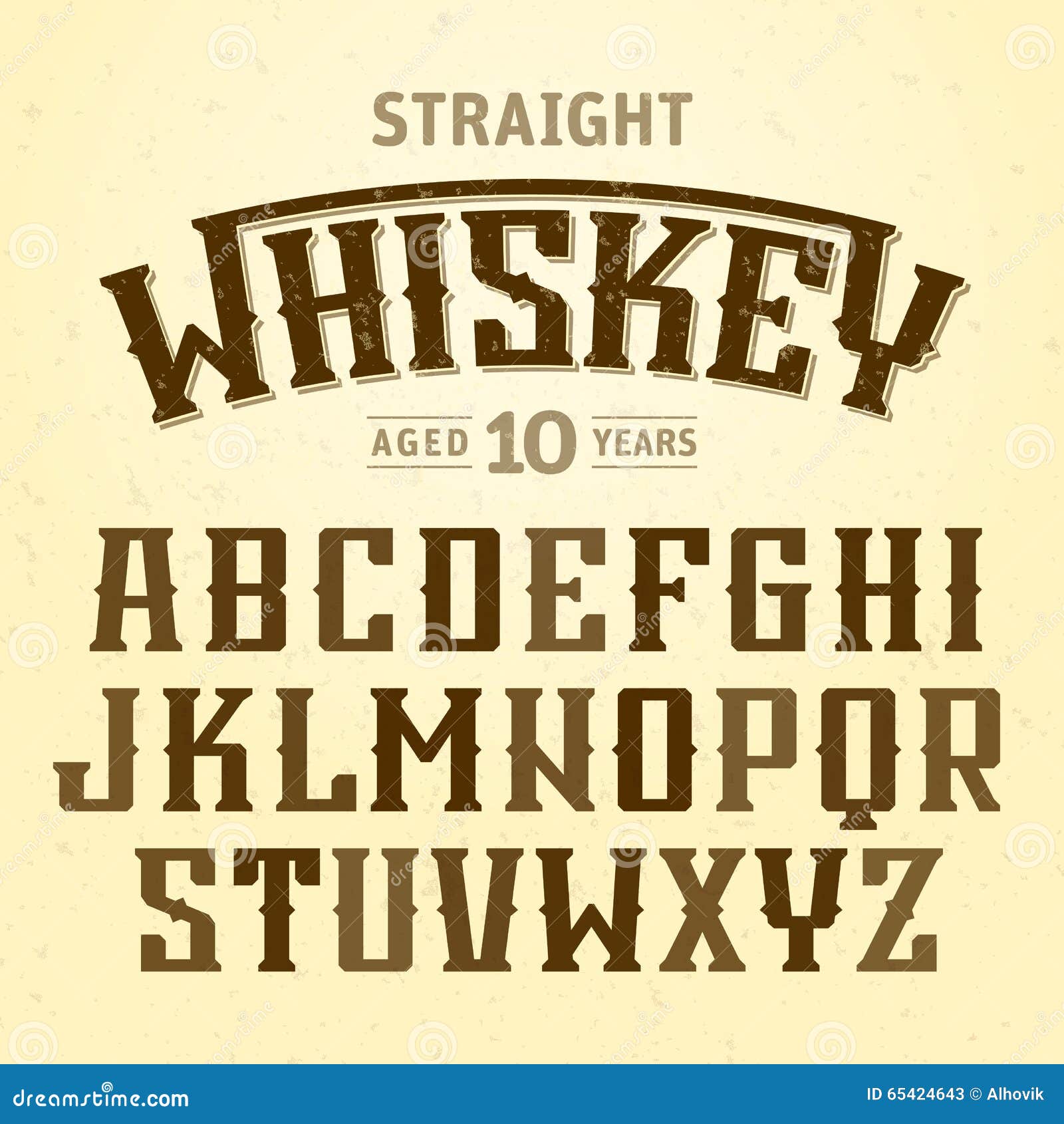 Whiskey Label Font. Vintage Font. Cartoon Vector | CartoonDealer.com ... Whiskey Label Font. Vintage Font. Cartoon Vector | CartoonDealer.com ...