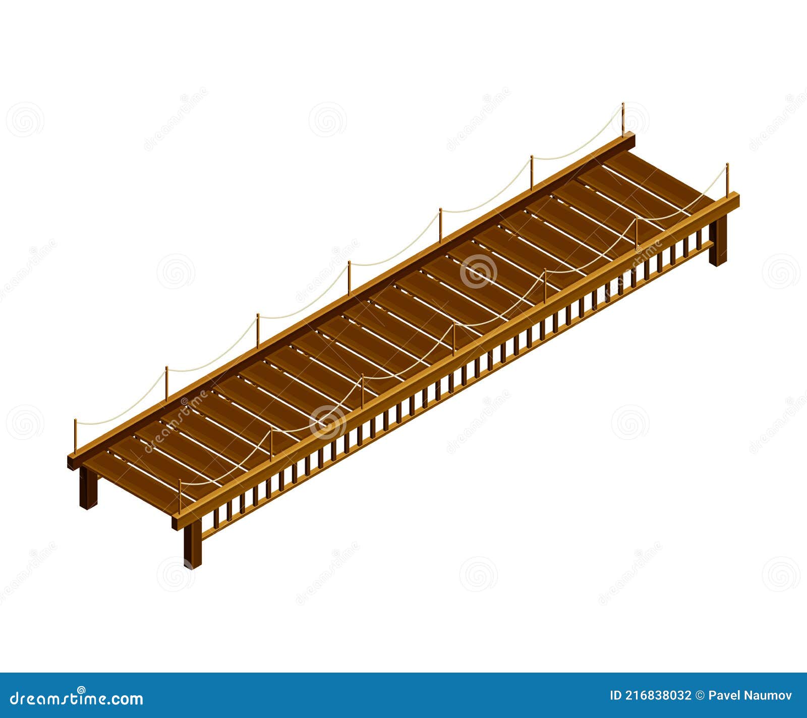 Wooden Balustrade And Balcony Railing Or Handrails Cartoon Vector ...