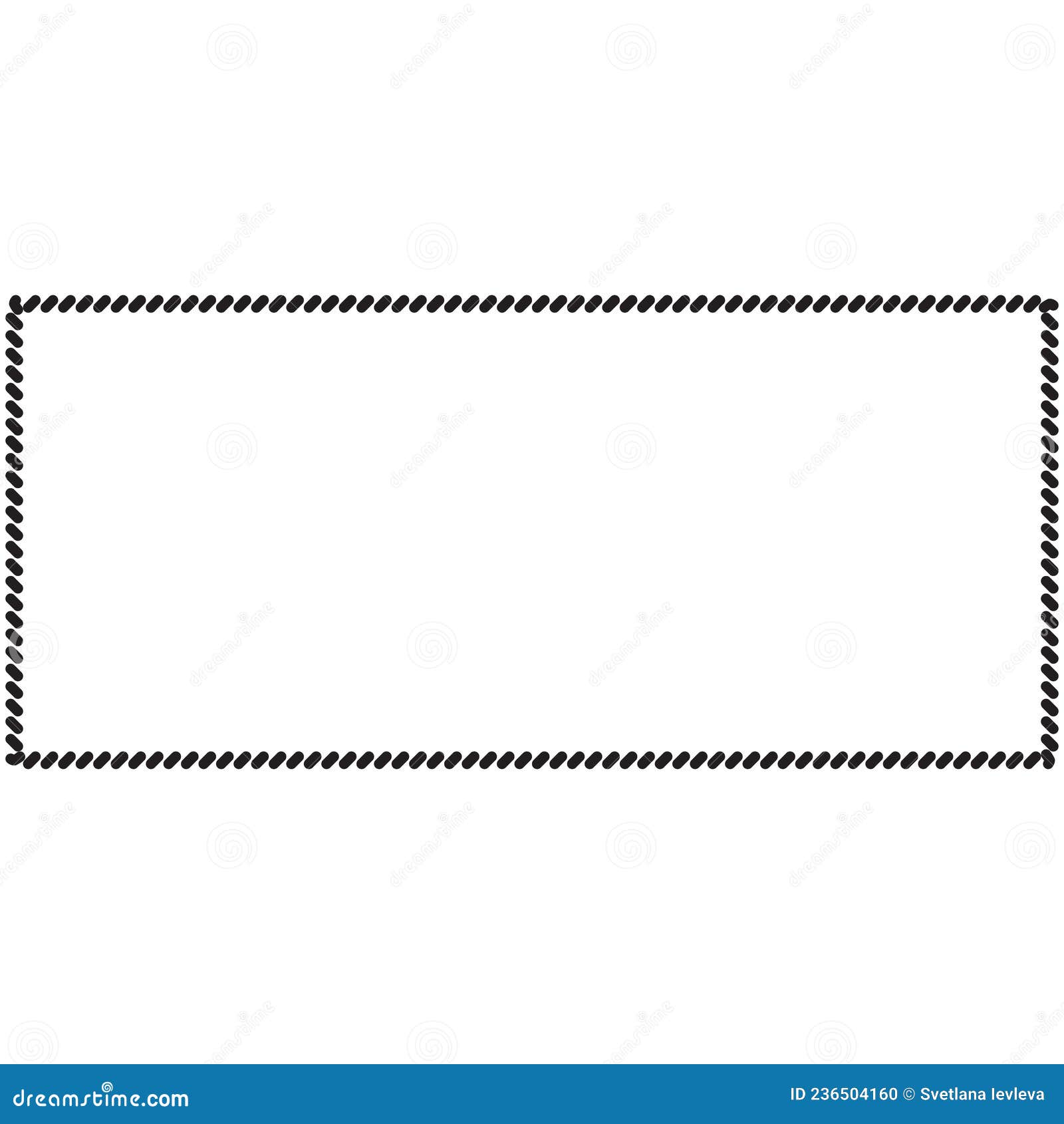 Straight Yarn or Rope Rectangle As Border of Frame in Marine ...