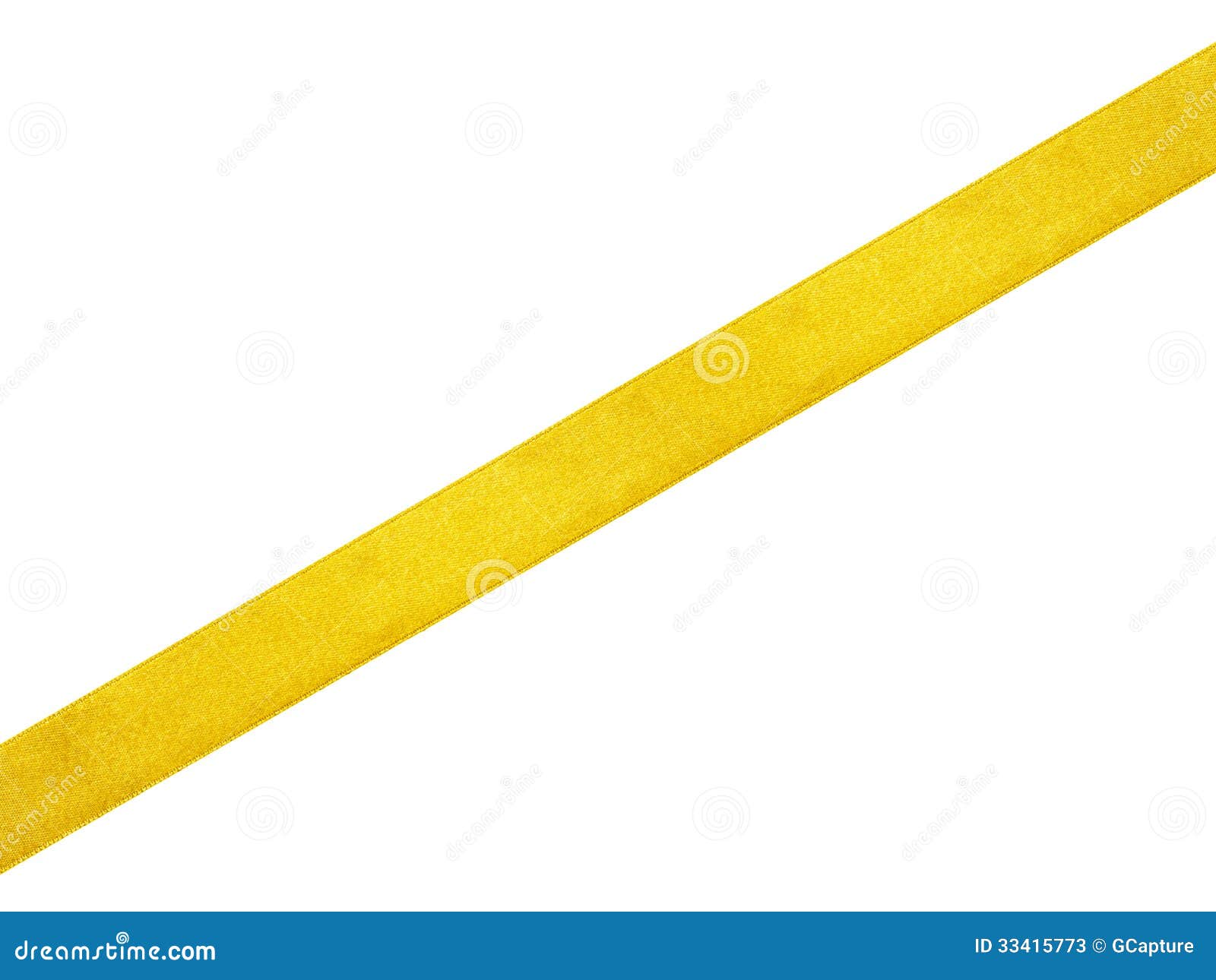Straight yellow ribbon stock image. Image of silk, ribbon - 33415773