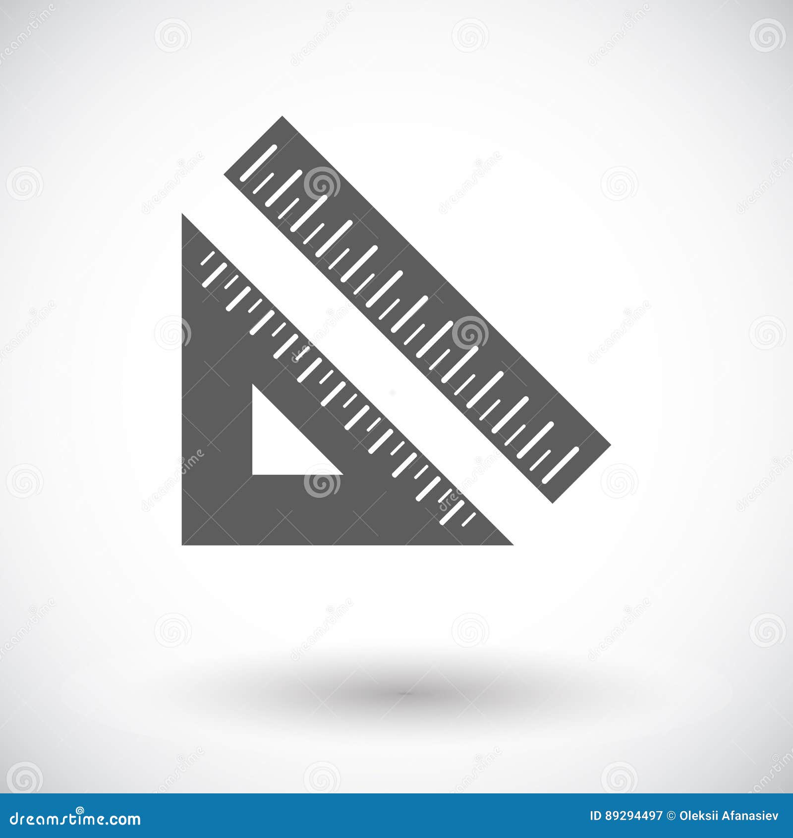 Straightedge stock vector. Illustration of centimeter - 89294497