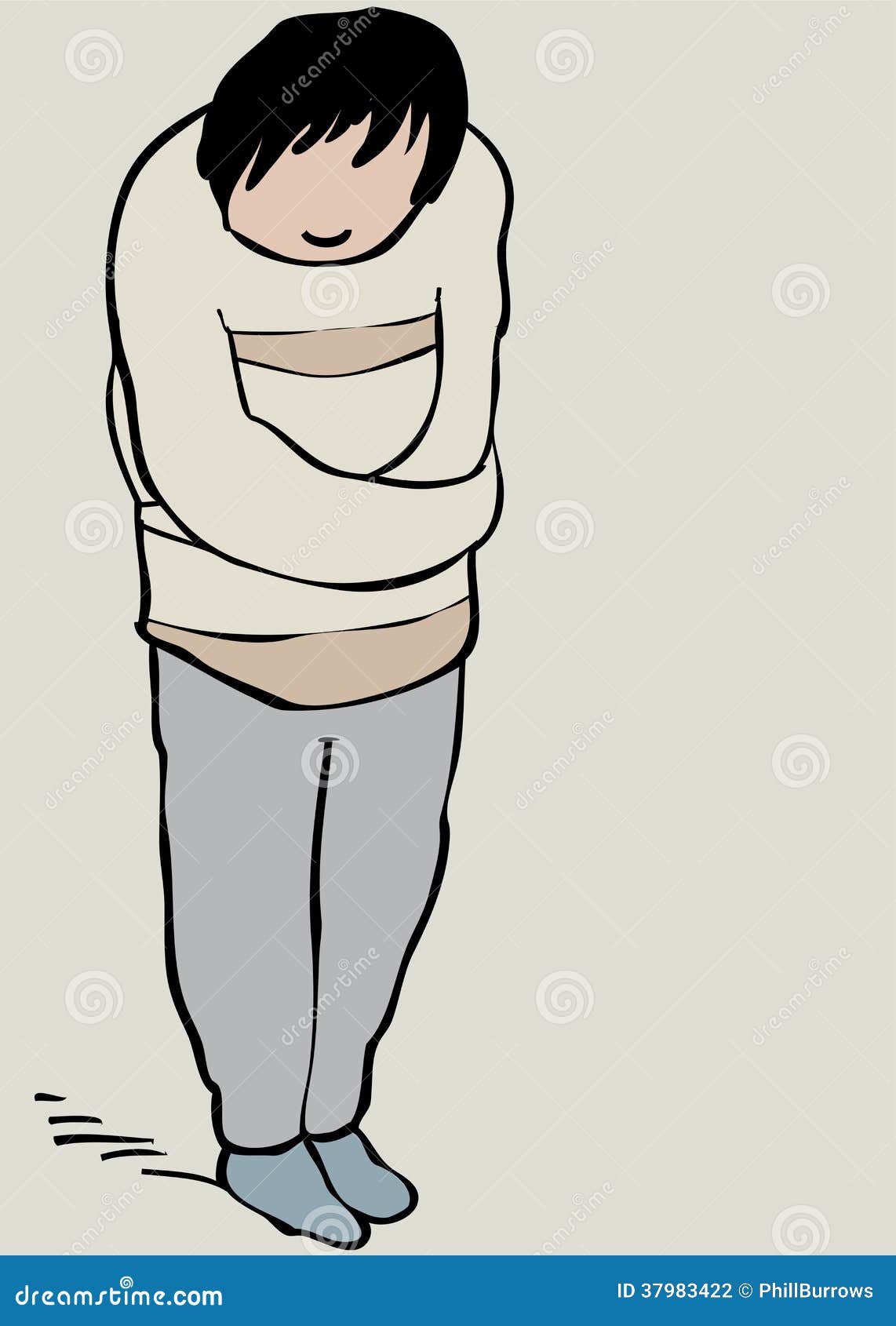 Straightjacket stock vector. Illustration of subdued - 37983422