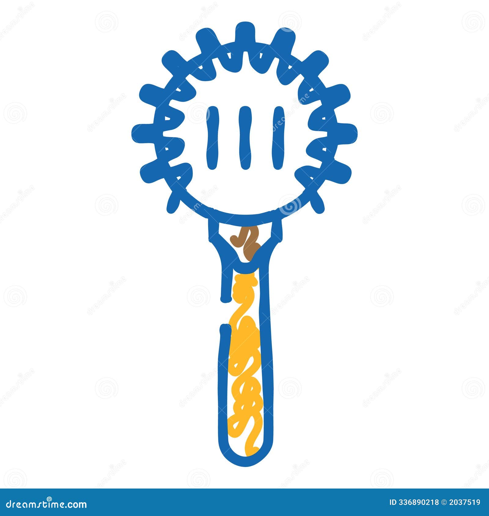Strainer Bartender Icon Doodle Illustration Stock Illustration ...