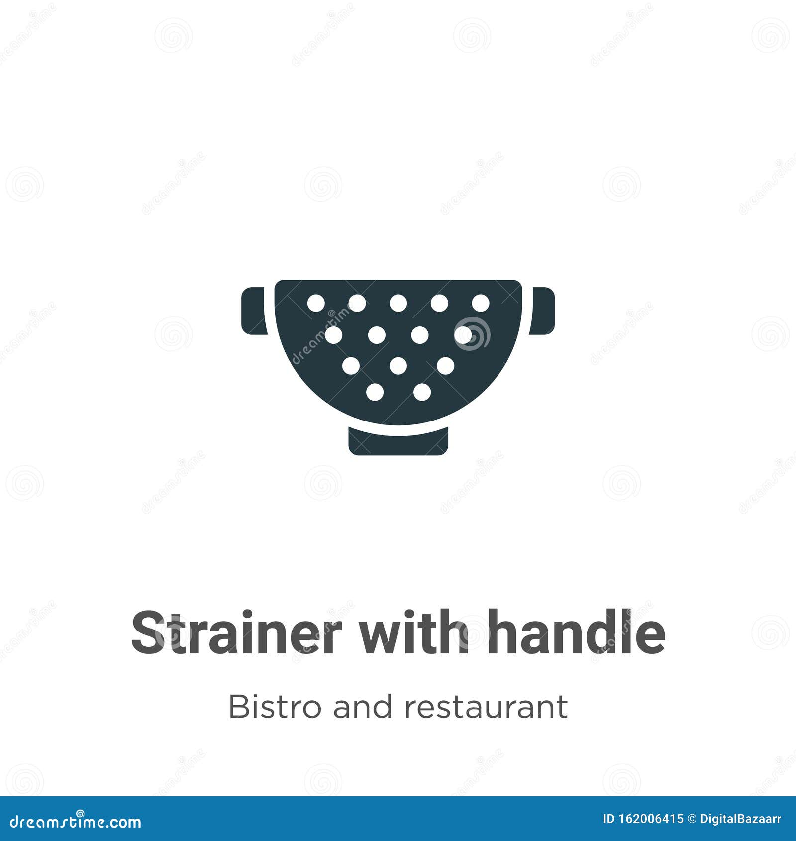 Strainer Symbol For Effective Filtration Cartoon Vector | CartoonDealer ...