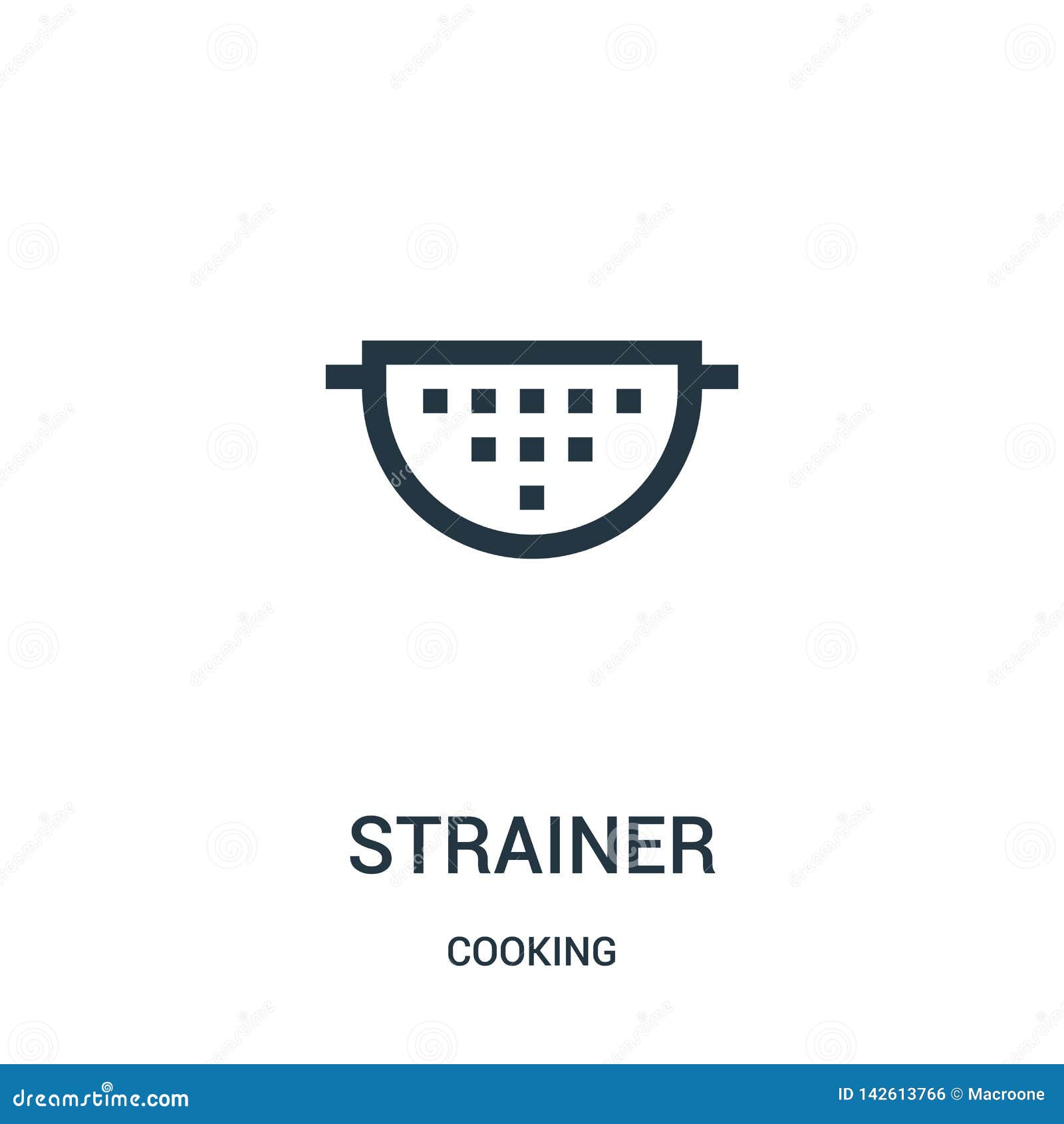 Strainer Symbol For Effective Filtration Cartoon Vector | CartoonDealer ...