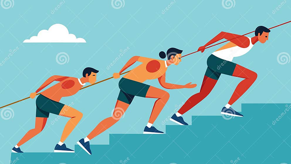 Straining Against the Pull of Gravity the Athletes Push Themselves ...