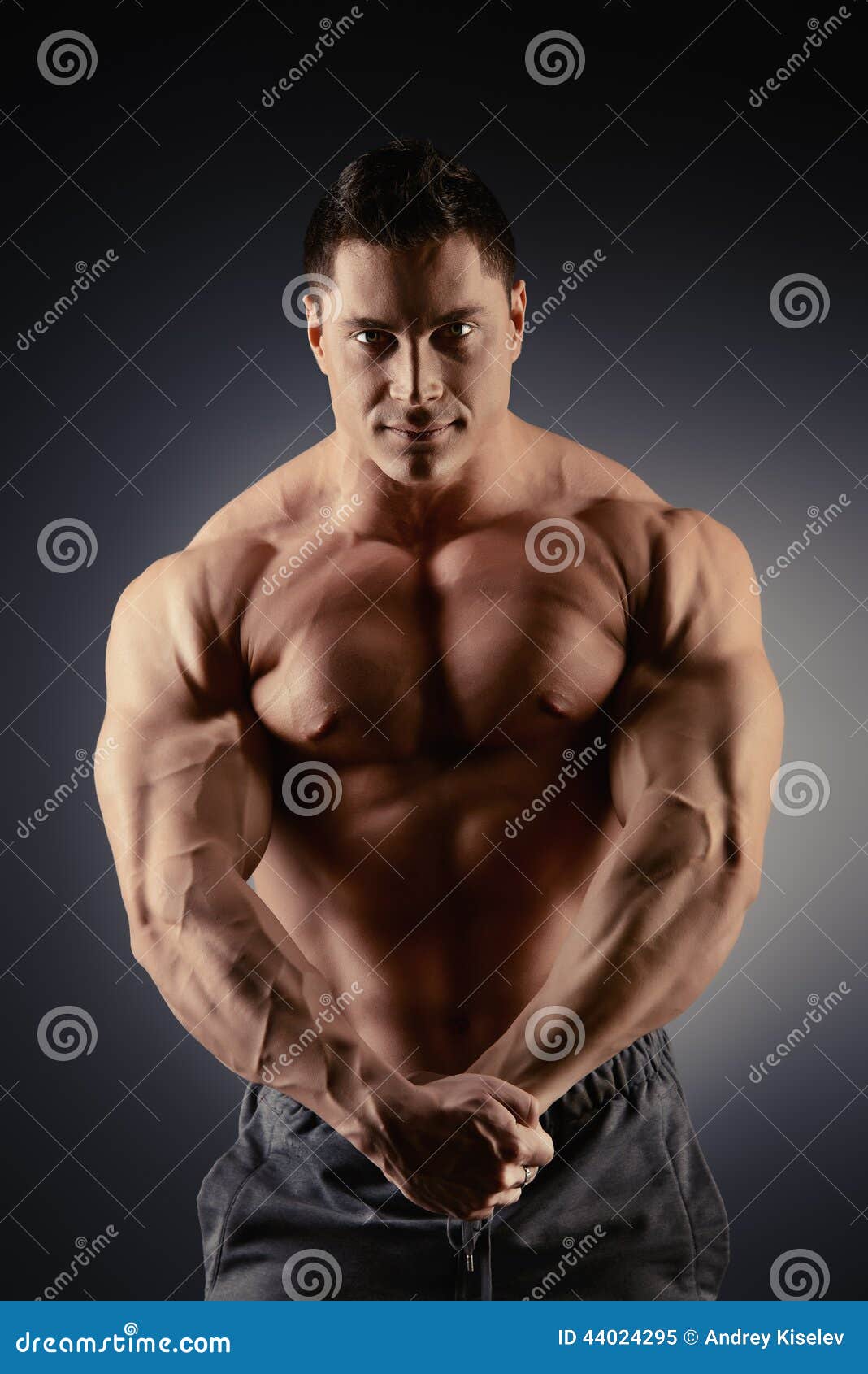 Straining muscles stock image. Image of healthy, biceps - 44024295
