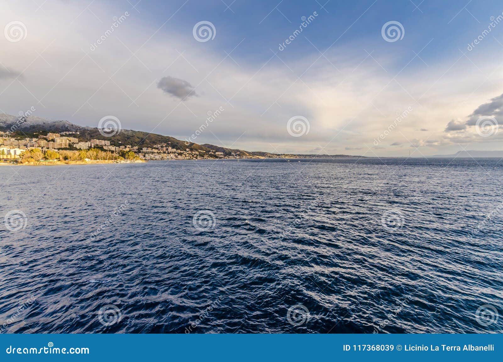 The Strait of Messina stock image. Image of italy, strait - 117368039