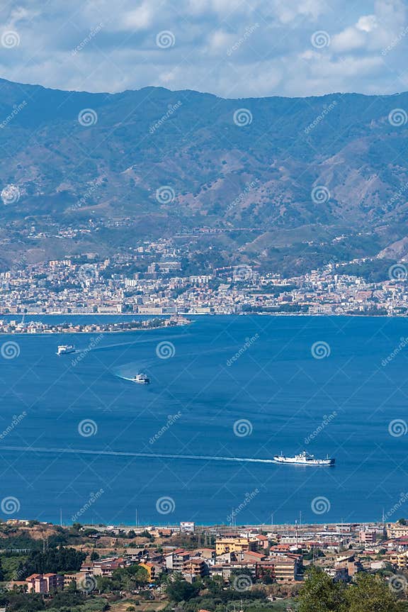The Strait of Messina stock image. Image of outdoor - 290902509