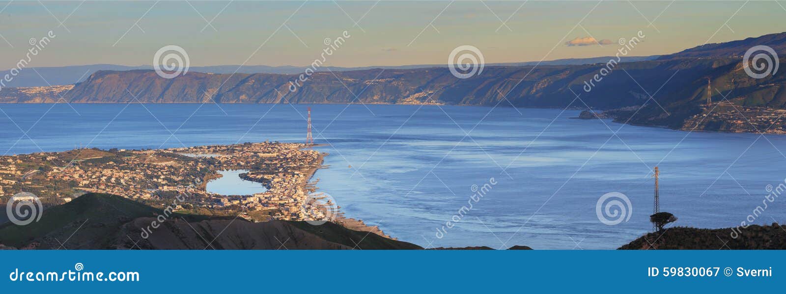 Strait of Messina stock image. Image of branch, district - 59830067