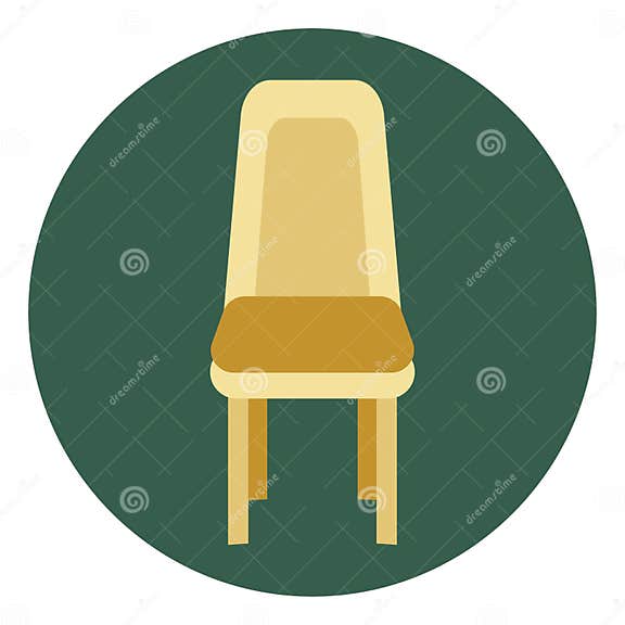 Straith Kitchen Chair, Icon Stock Vector - Illustration of wooden, seat ...