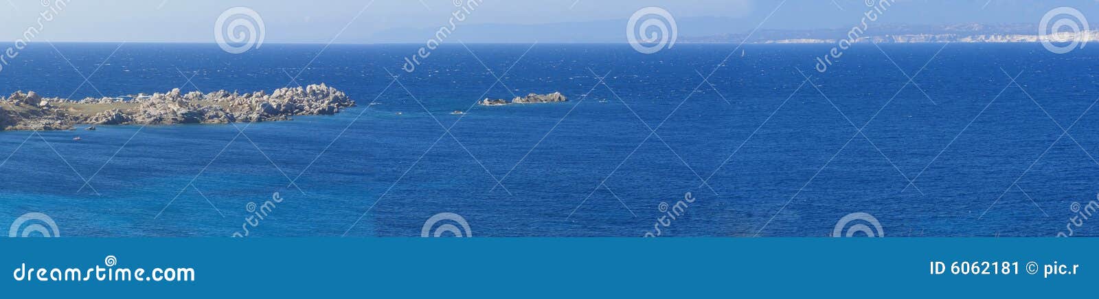 Straits of Bonifacio & Corsica Stock Image - Image of della, santa: 6062181