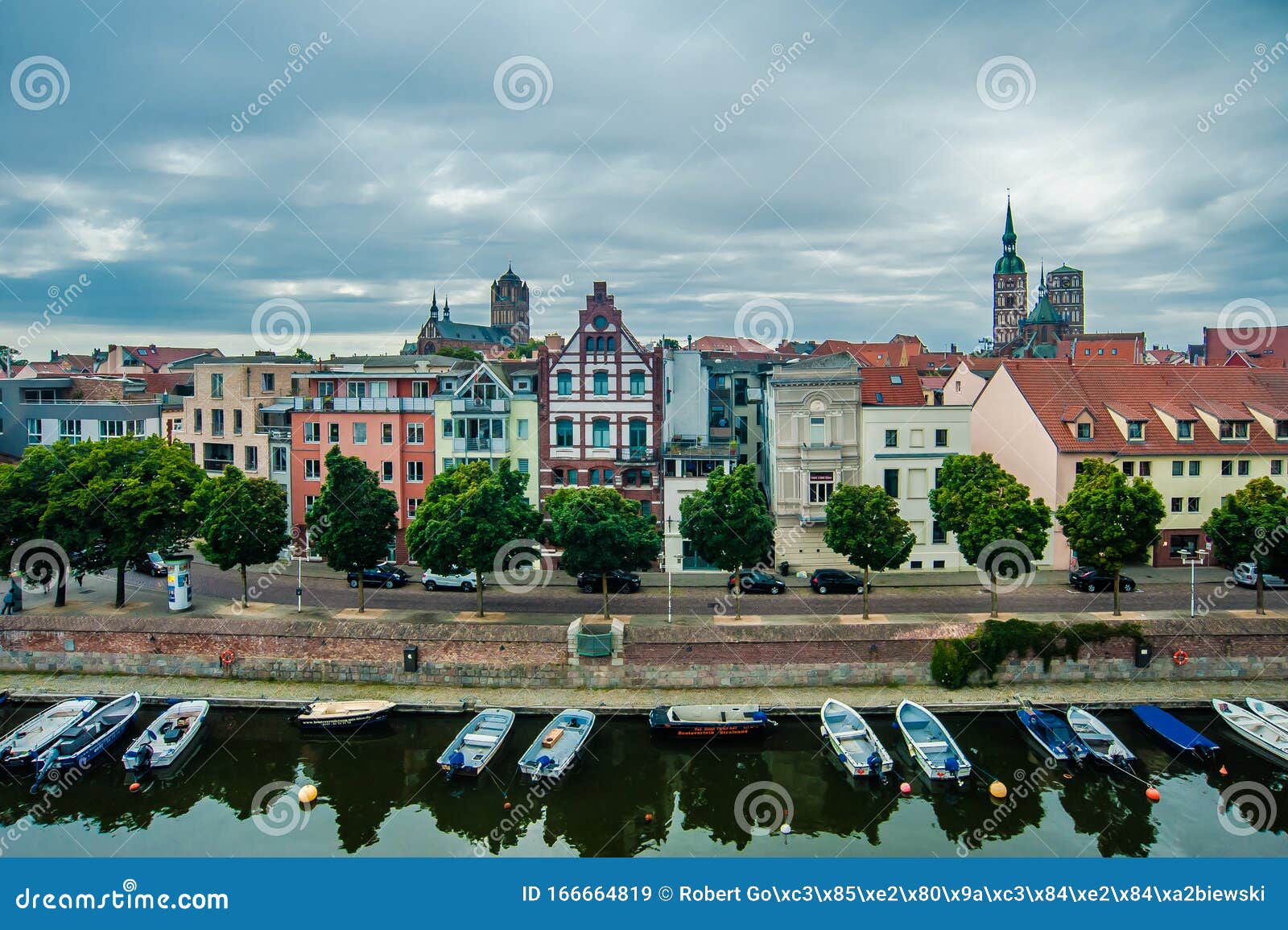 Stralsund. Germany. 2018 View from Oceanarium Editorial Stock Image ...