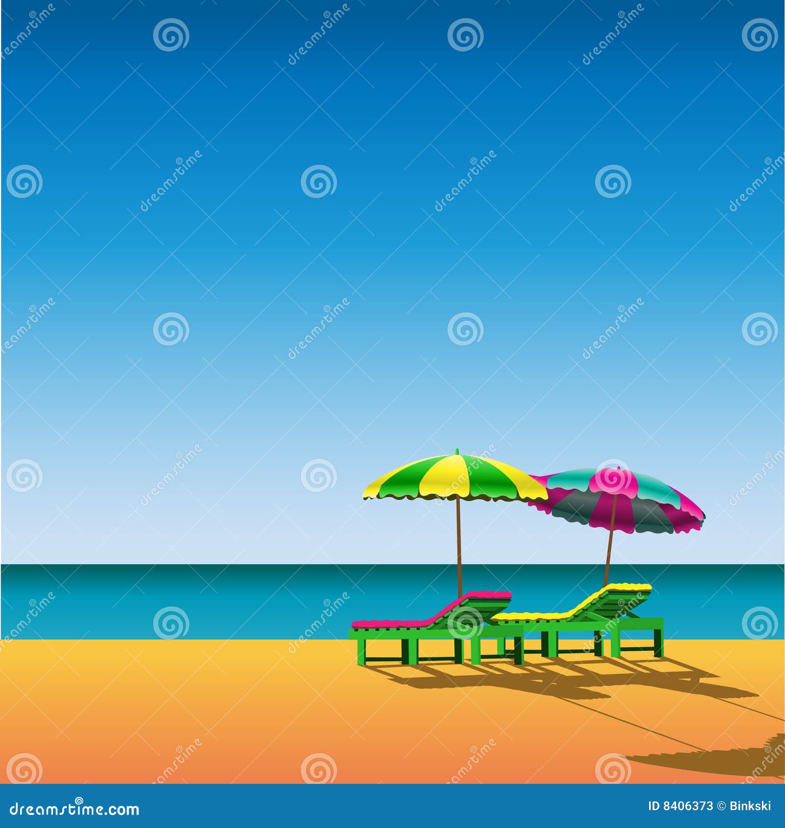 Strand vektor illustrationer. Illustration av lagun, tropiskt - 8406373