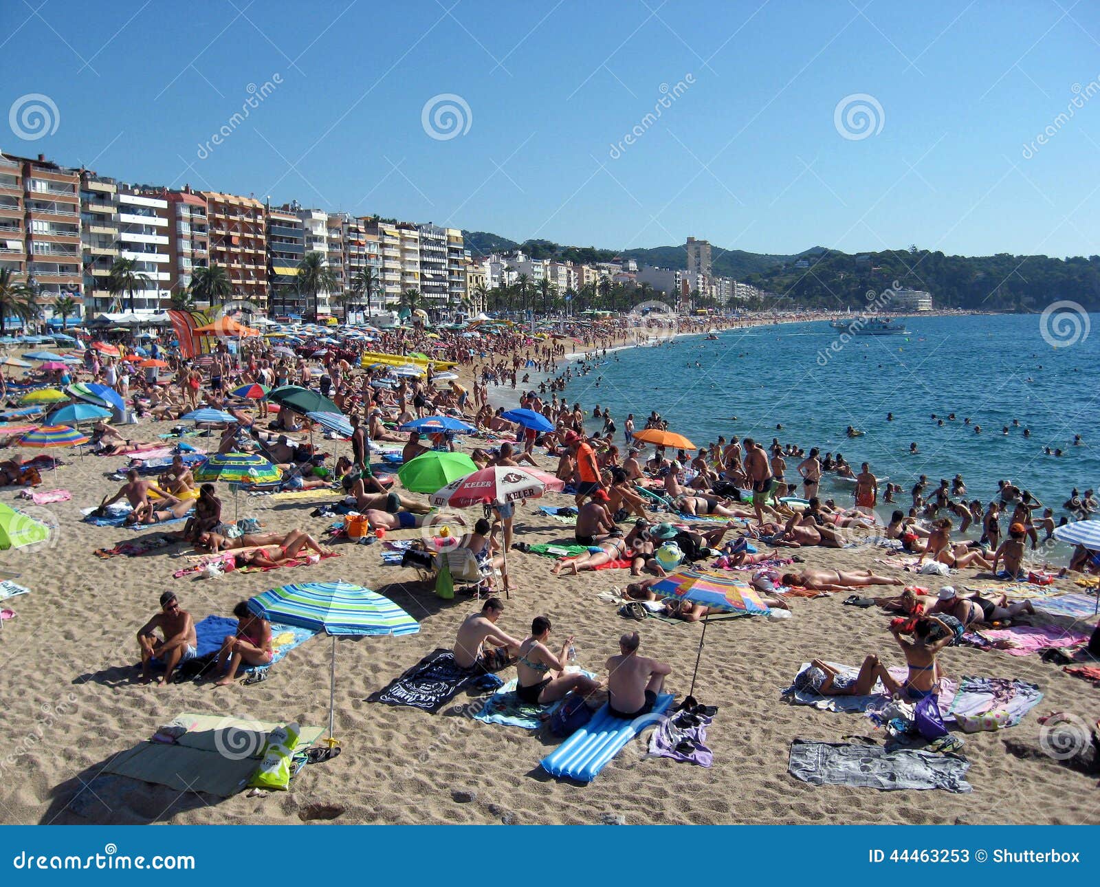 Strand Costa Brave Spain Lloret Des Mrz Redaktionelles Stockfoto - Bild ...