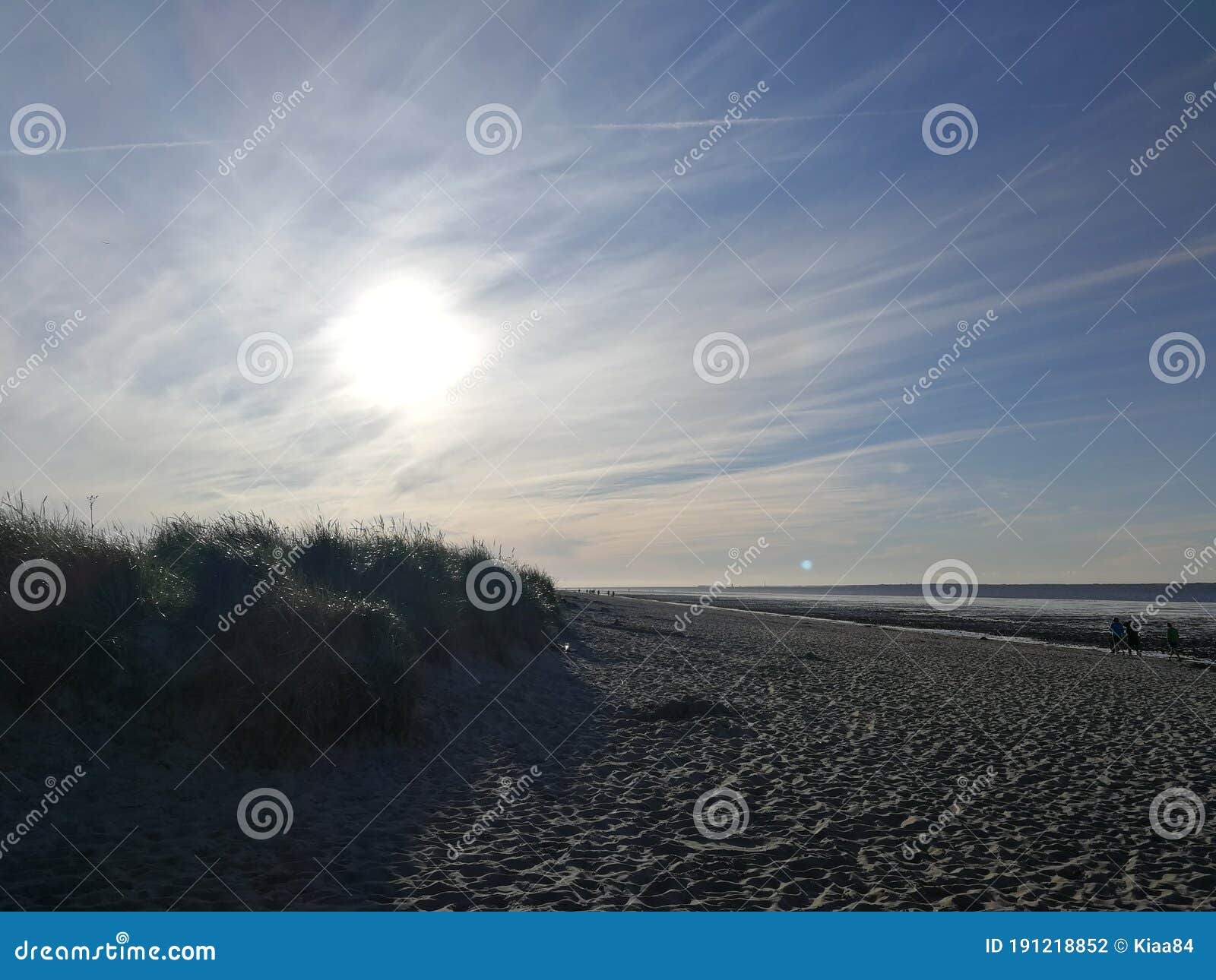 Strand Schillig in Friesland Stock Photo - Image of dawn, schillig ...