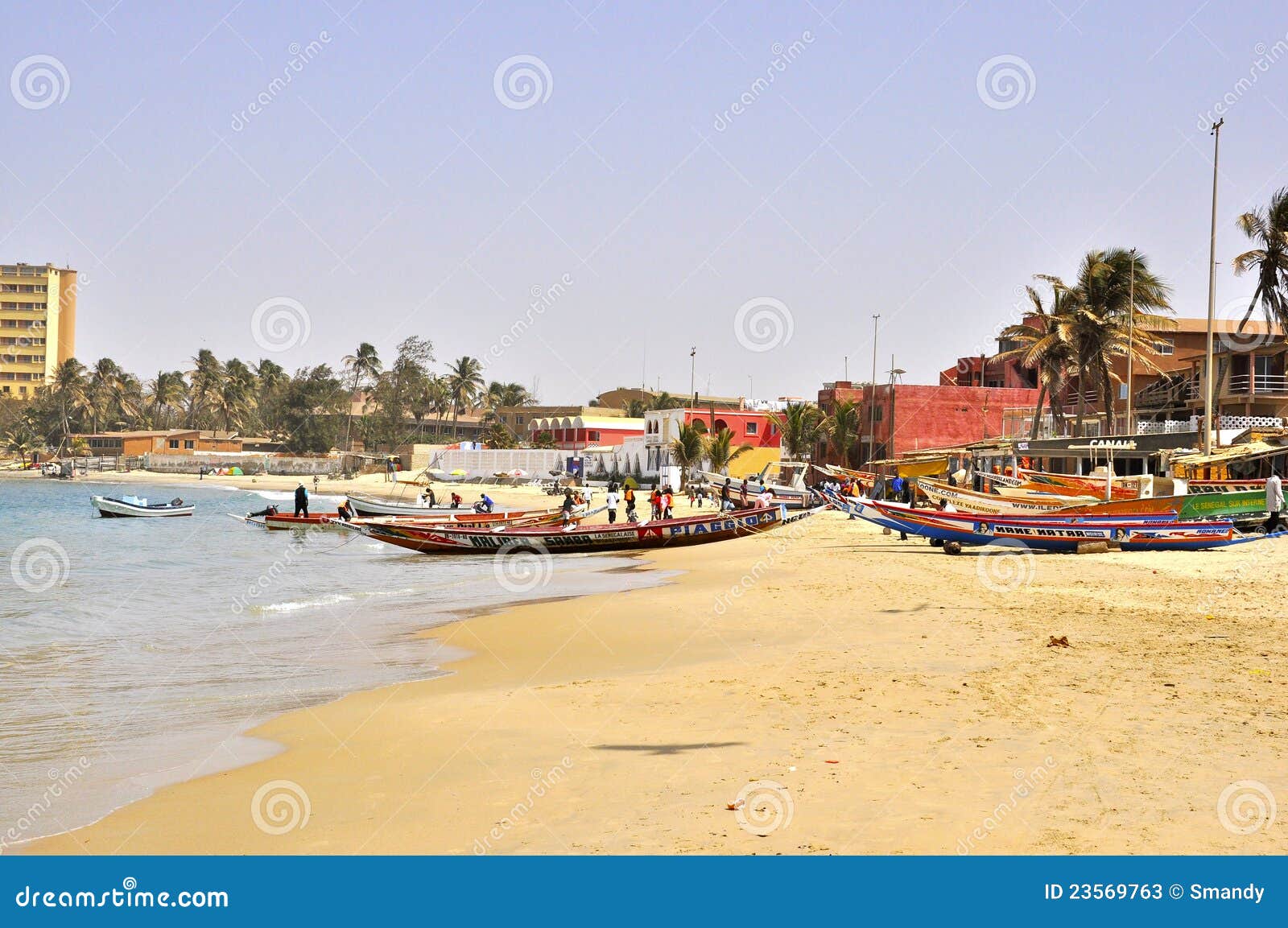 Strand von N'gor, Senegal redaktionelles stockfoto. Bild von strand ...