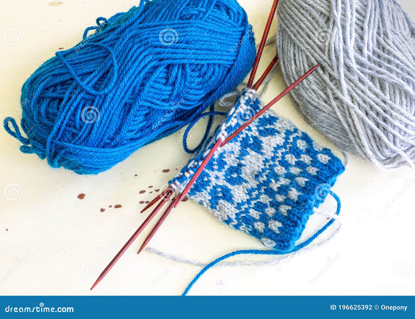 Stranded Colorwork Knitting Stock Photo - Image of design, creative ...