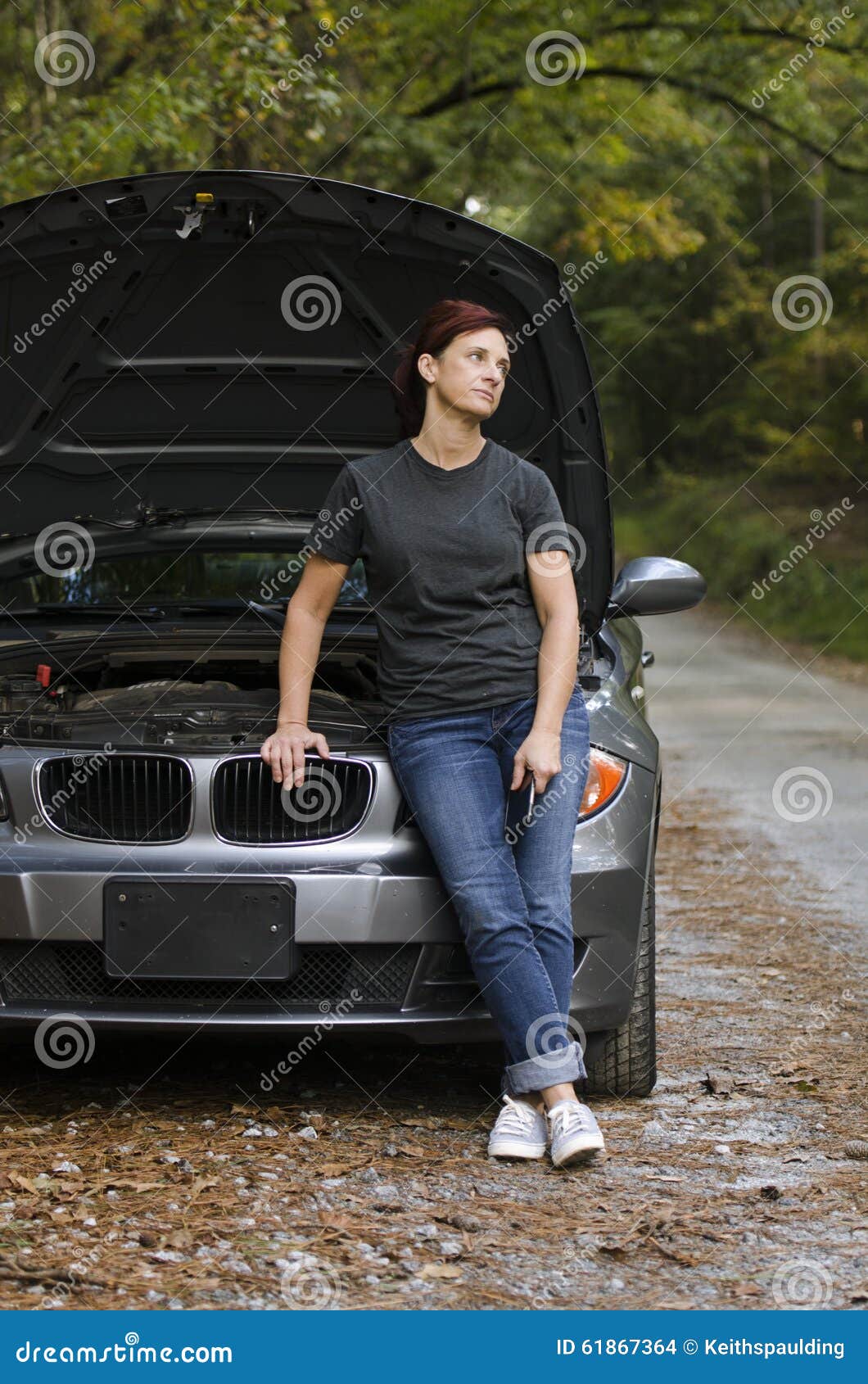 Stranded stock photo. Image of driving, person, mobile - 61867364