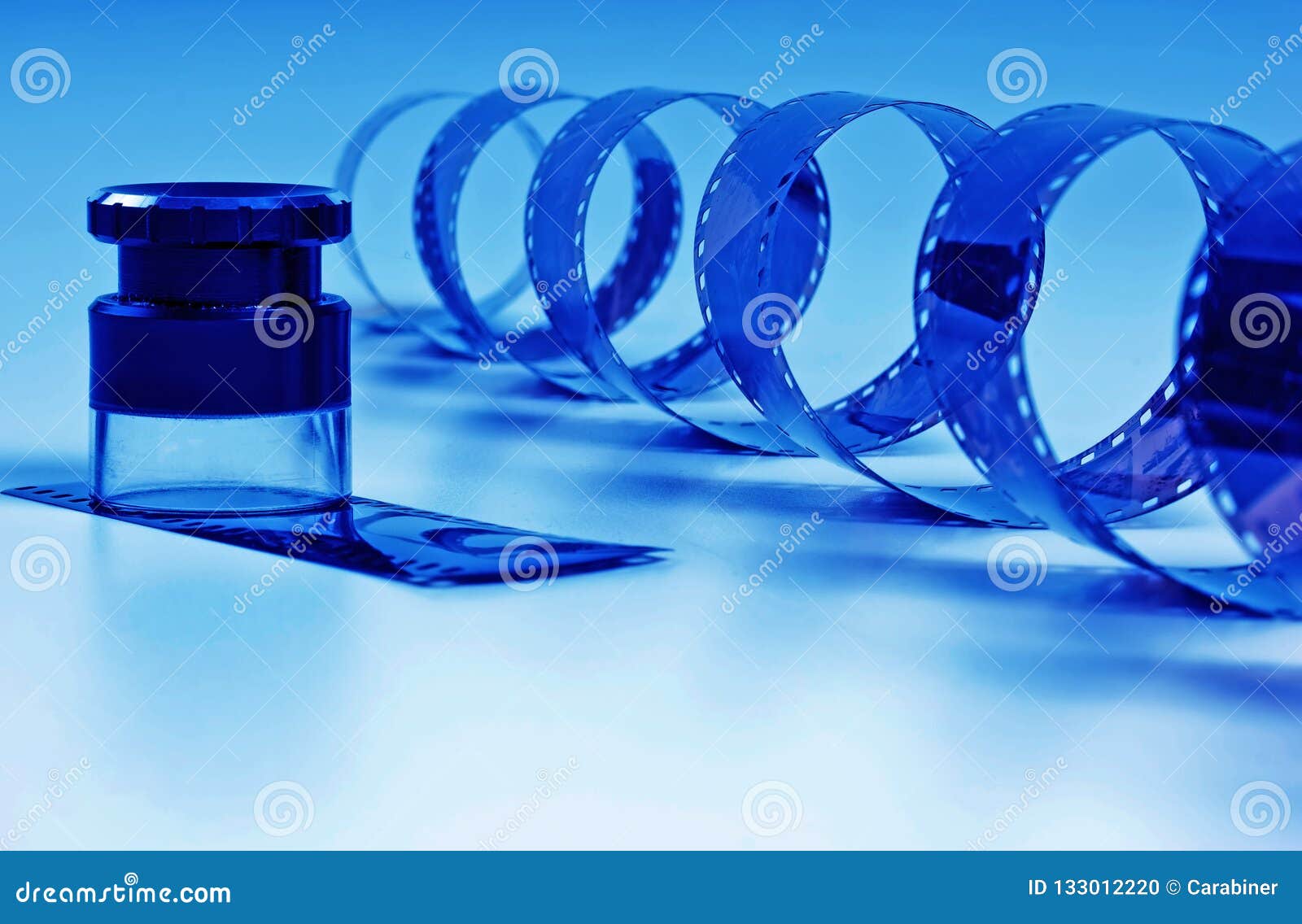 Stranded negative film stock photo. Image of editing - 133012220