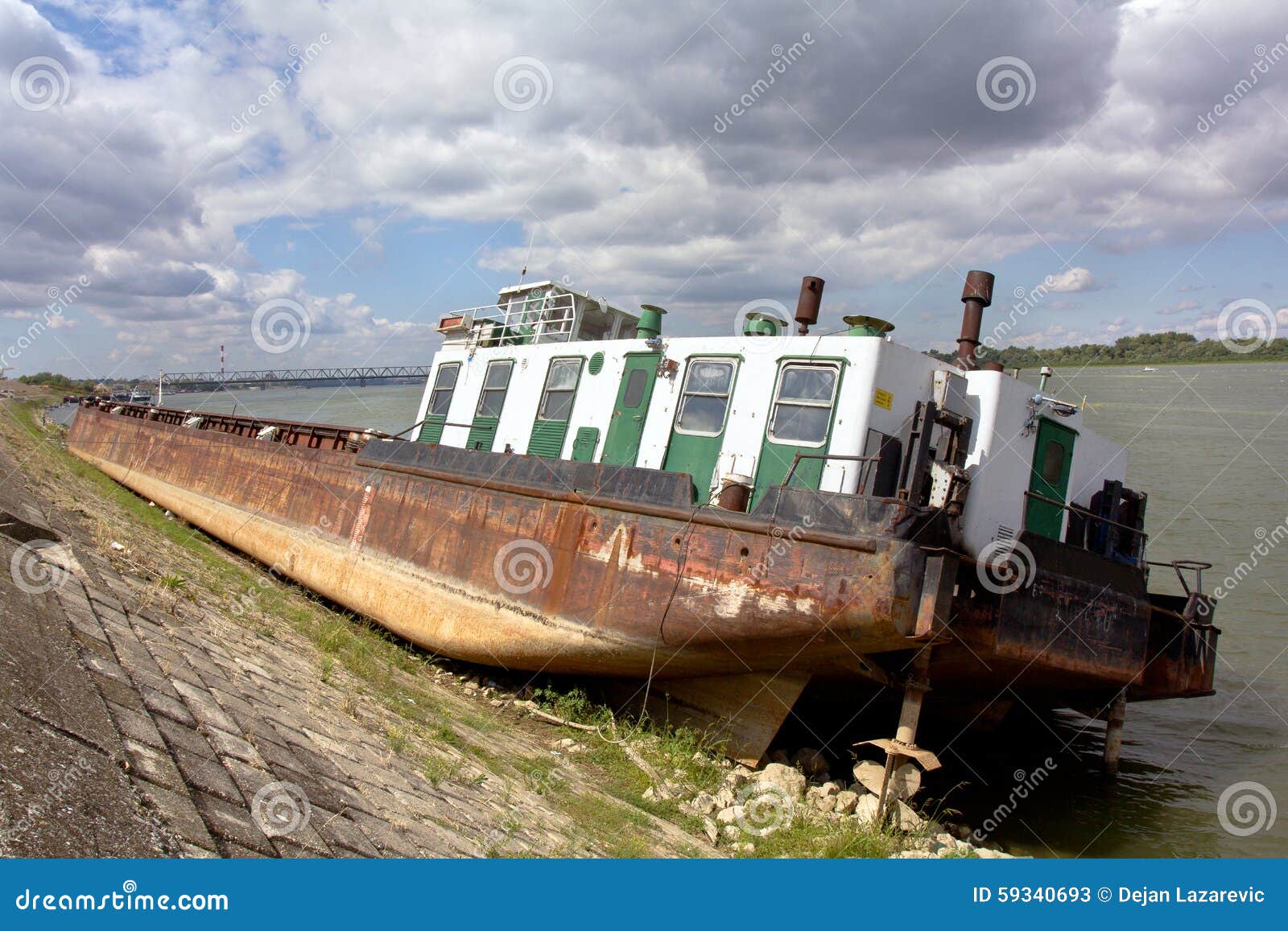 Stranded ship stock image. Image of ruined, disaster - 59340693