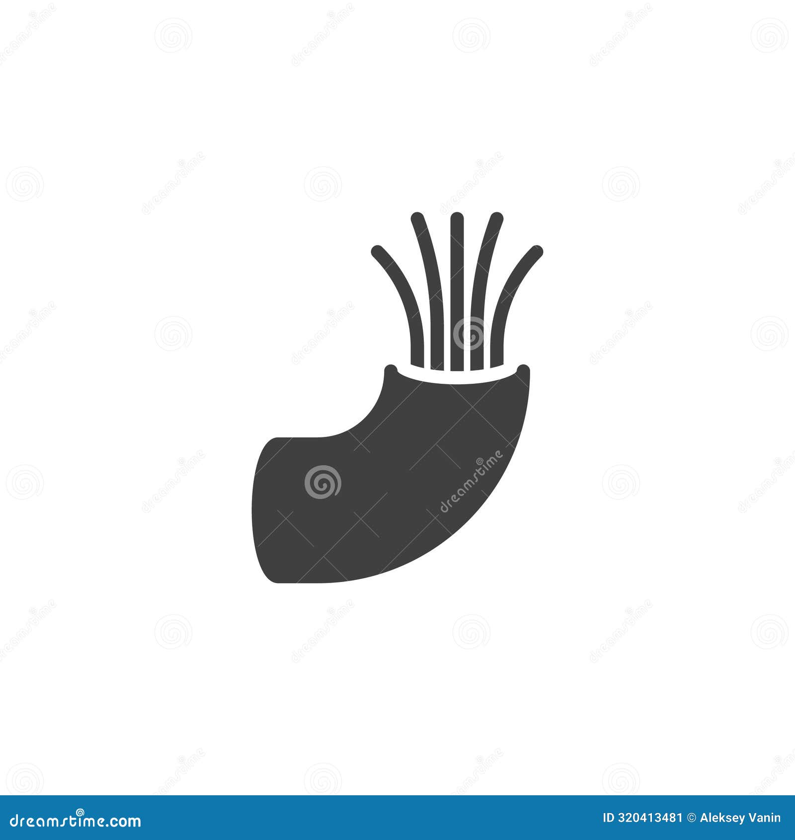 Stranded Wire or Cable Vector Icon Stock Vector - Illustration of ...