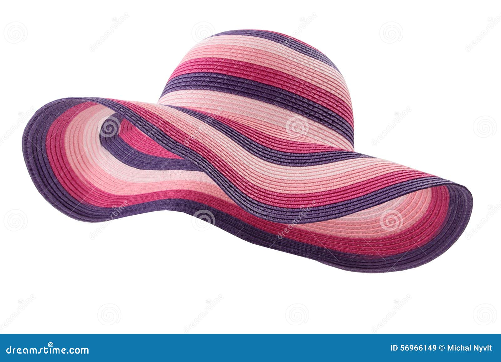 Strandhoed stock afbeelding. Image of gekleurd, hoed - 56966149