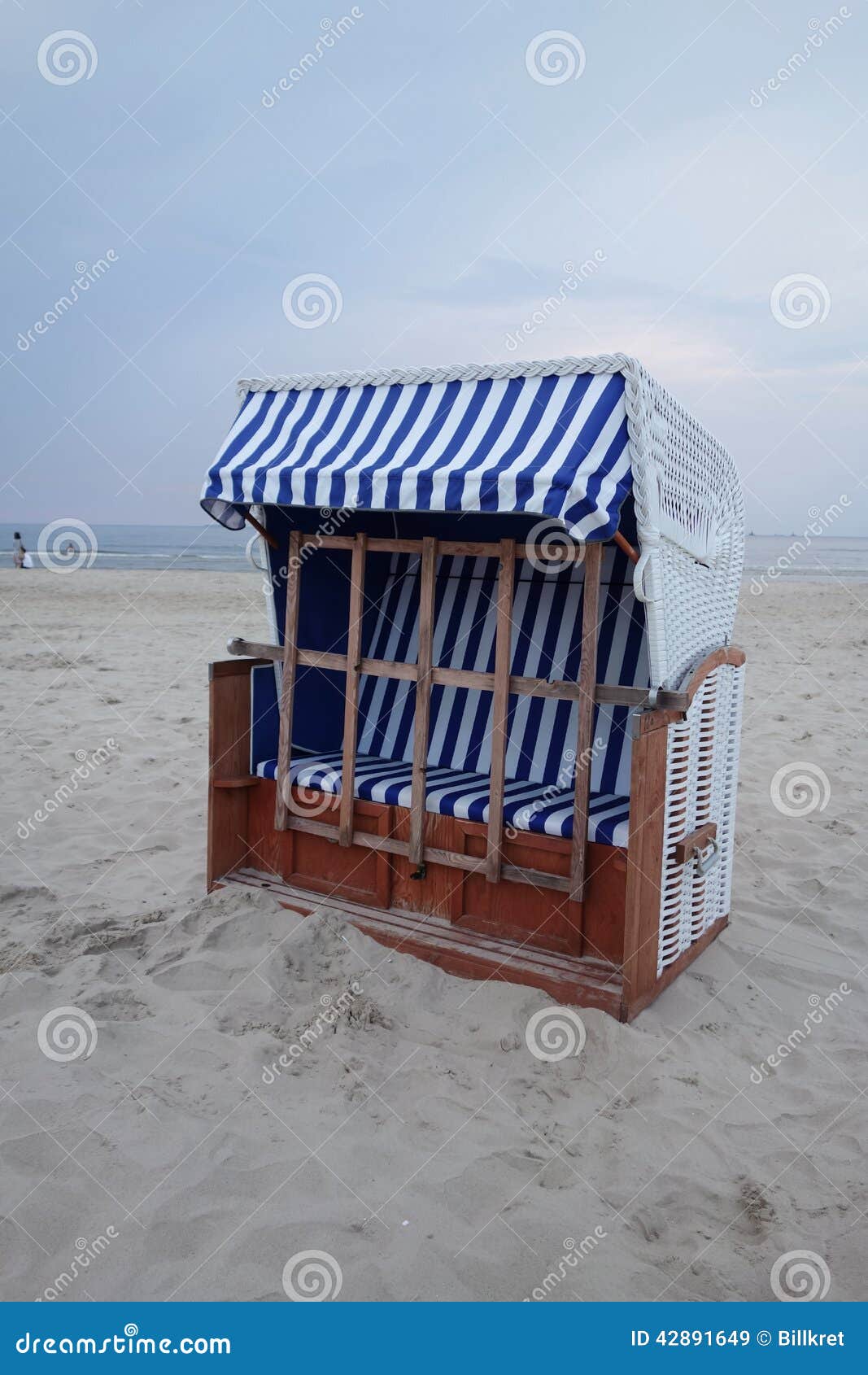 Strandkorb stock image. Image of sand, seaside, strandkorb - 42891649