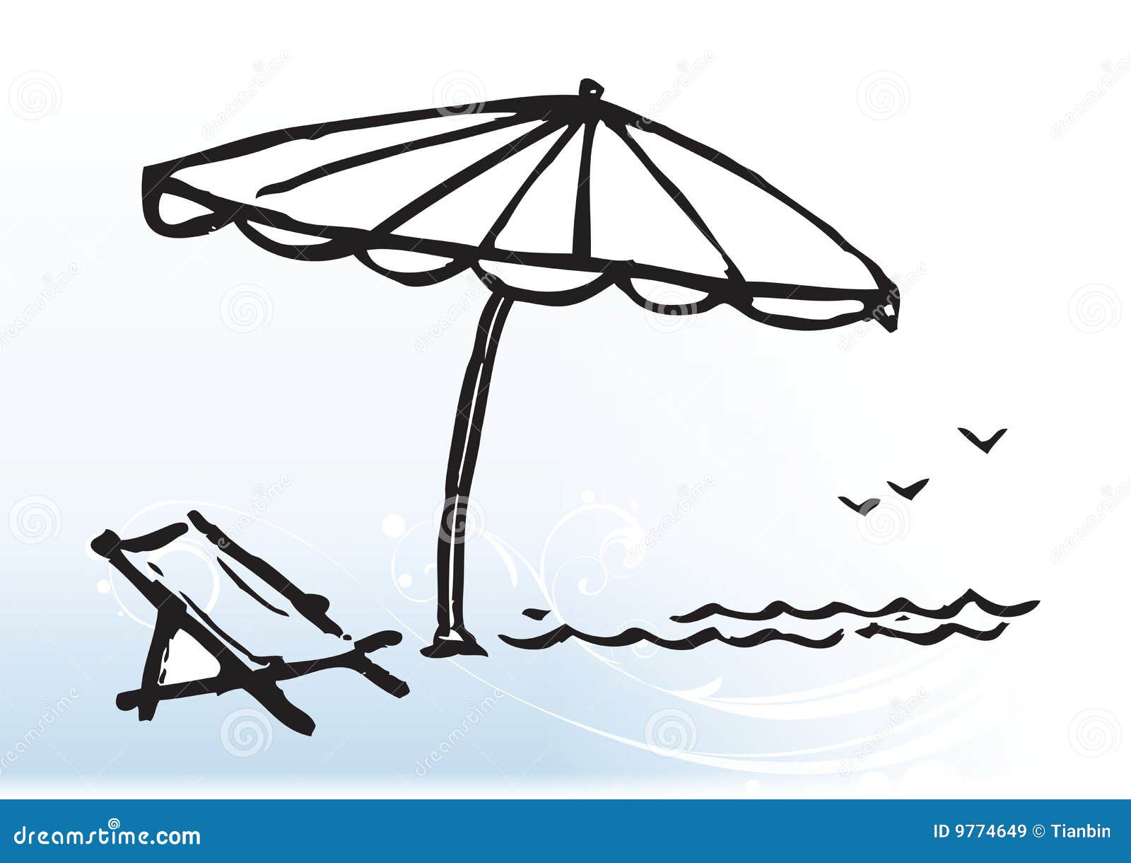 Strandkultur vektor illustrationer. Illustration av kustlinje - 9774649