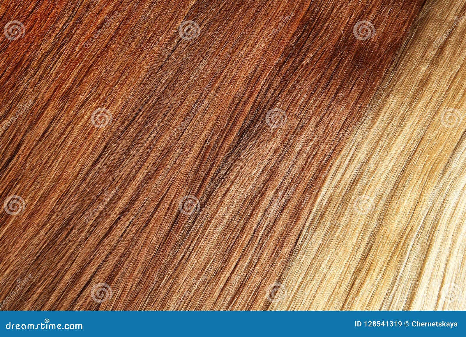 Strands of Different Color Hair As Background Stock Image - Image of ...